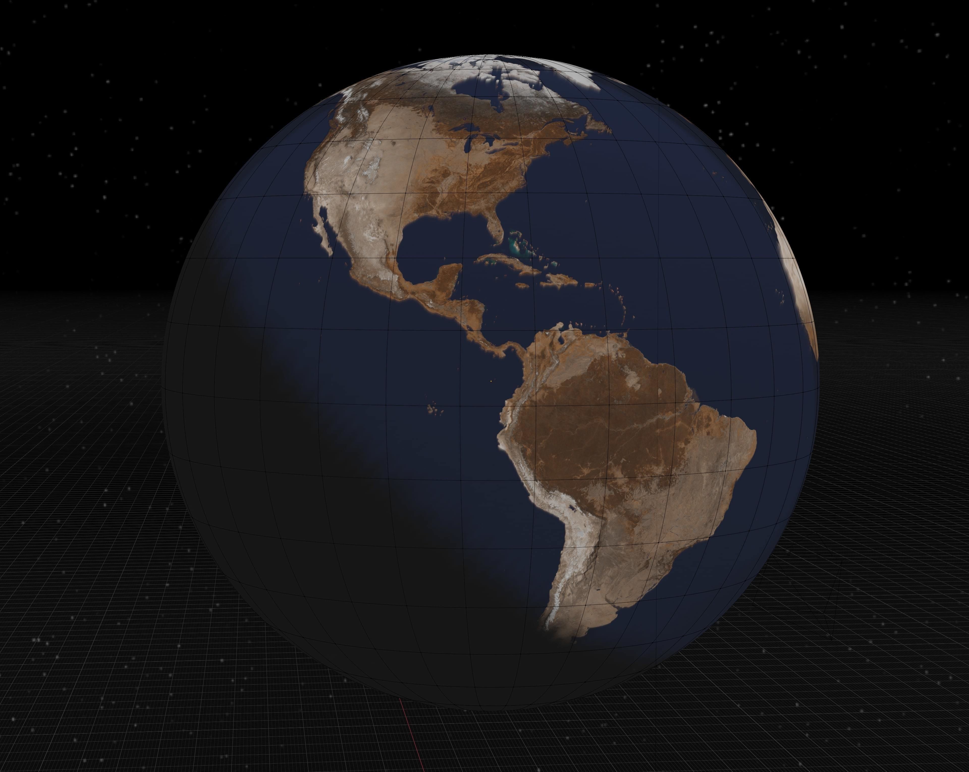 3D model Scorched planet earth VR / AR / low-poly | CGTrader