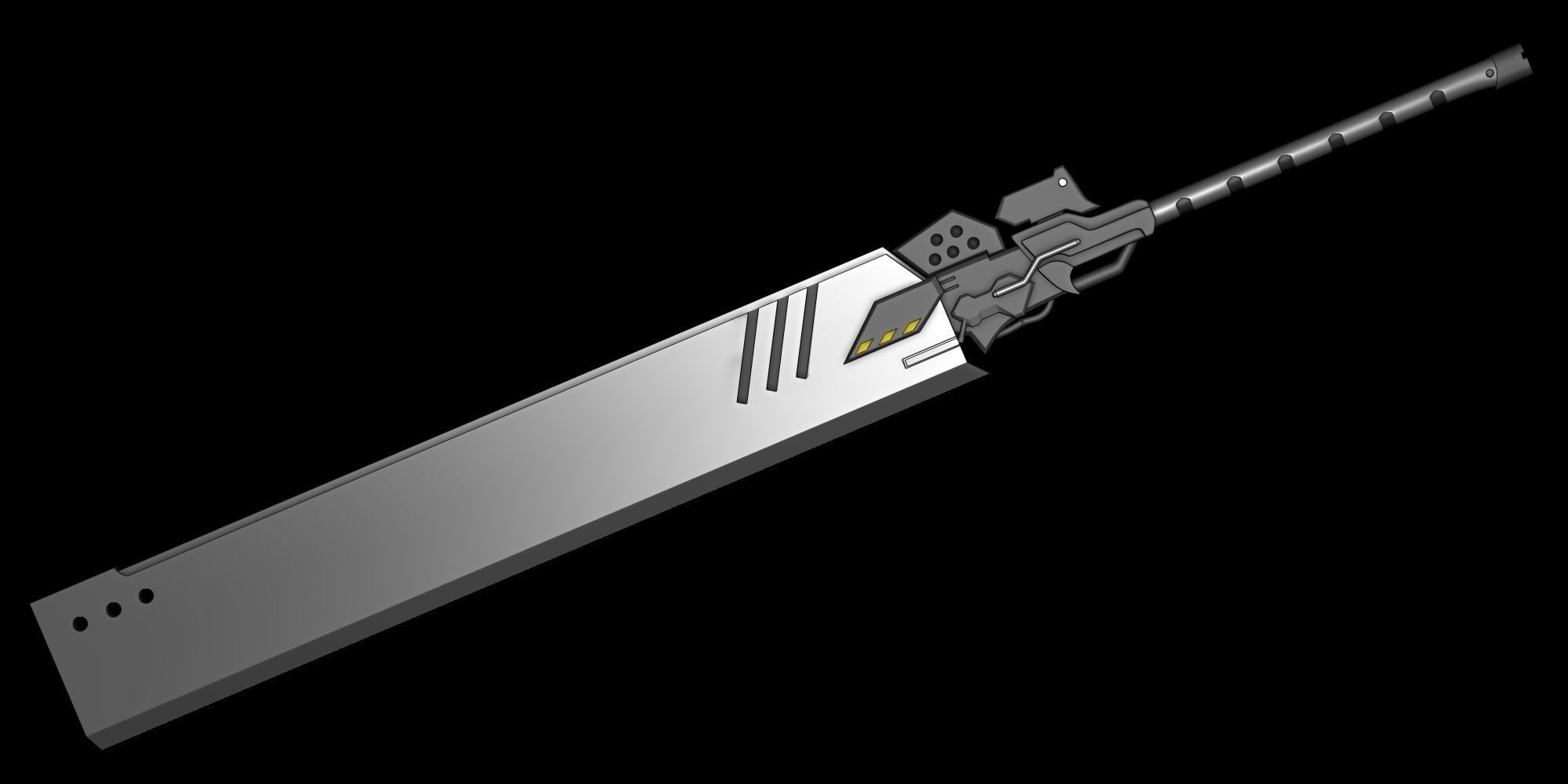 Type-40 Blade - Nier Automata 3D model 3D printable | CGTrader