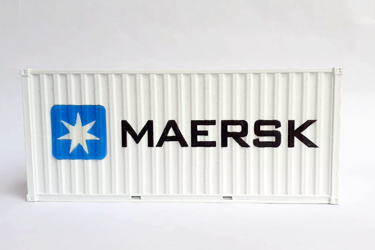 SHIPPING CONTAINER TYPE STORAGE BOX 3D model 3D printable | CGTrader