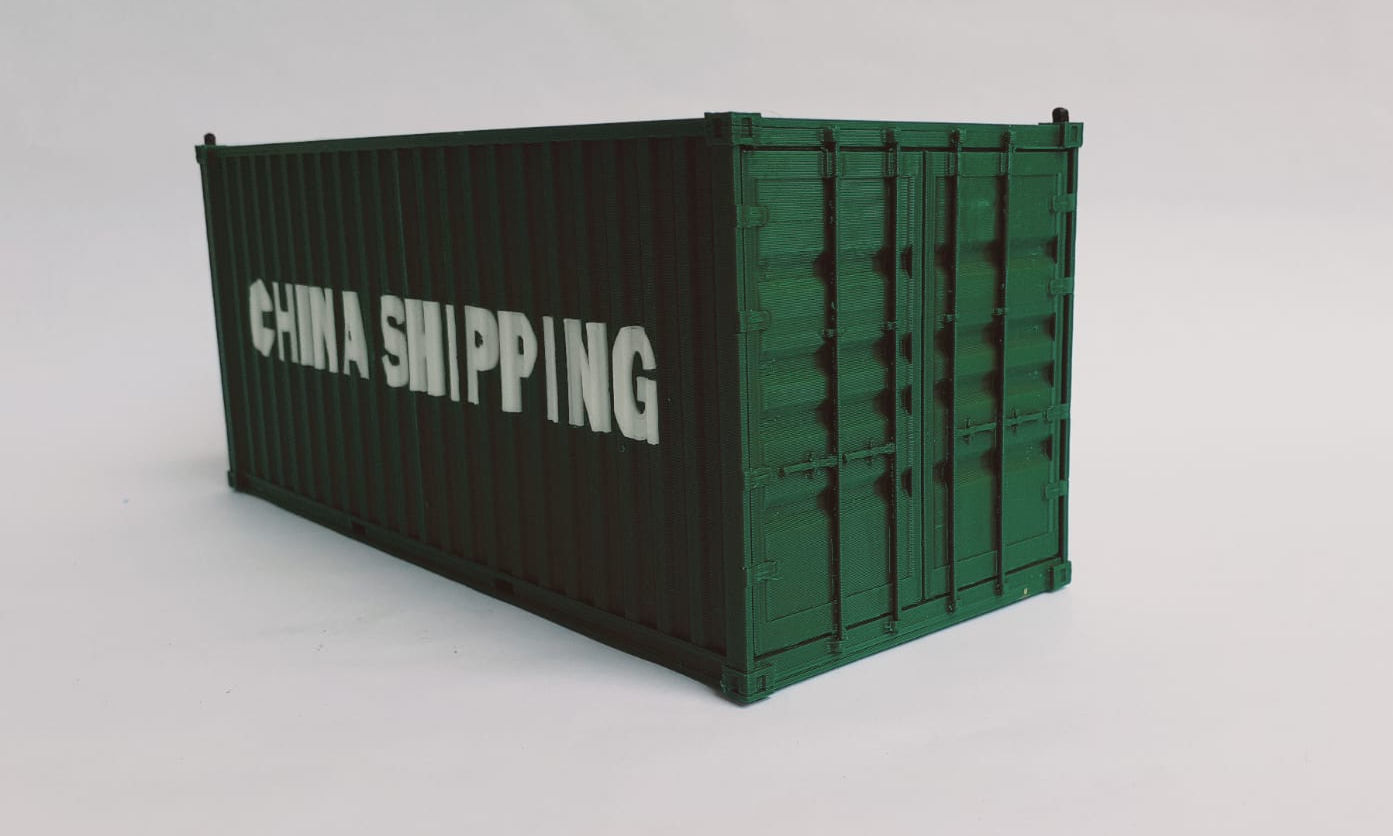 SHIPPING CONTAINER TYPE STORAGE BOX 3D model 3D printable | CGTrader