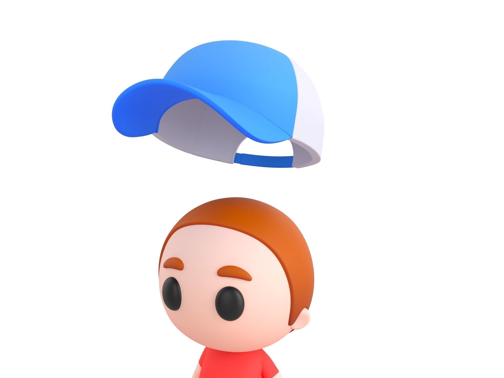 Character185 Rigged Little Boy 3D model rigged | CGTrader