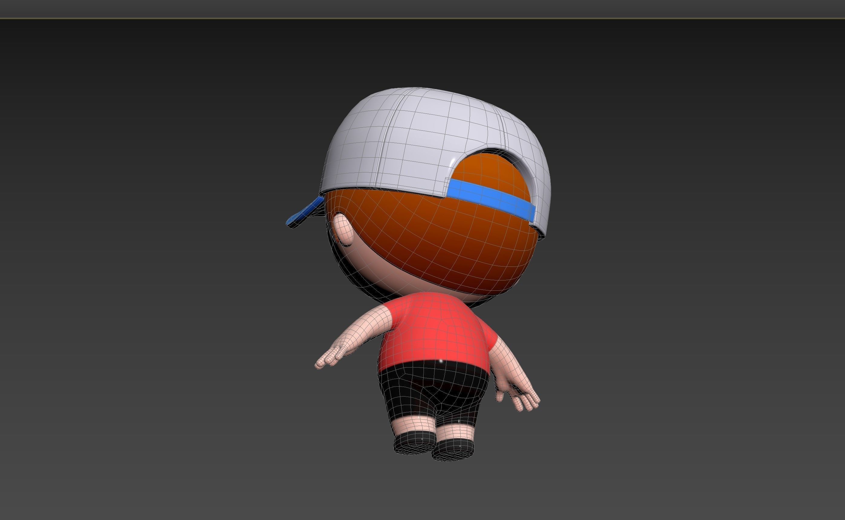 Character185 Rigged Little Boy 3D model rigged | CGTrader