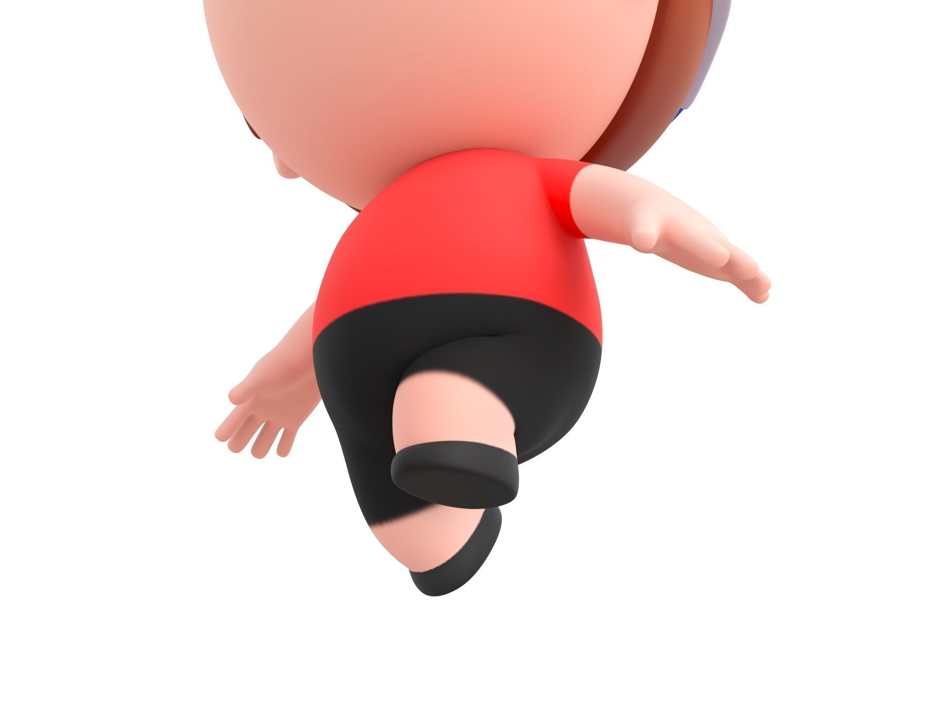 Character185 Rigged Little Boy 3D model rigged | CGTrader