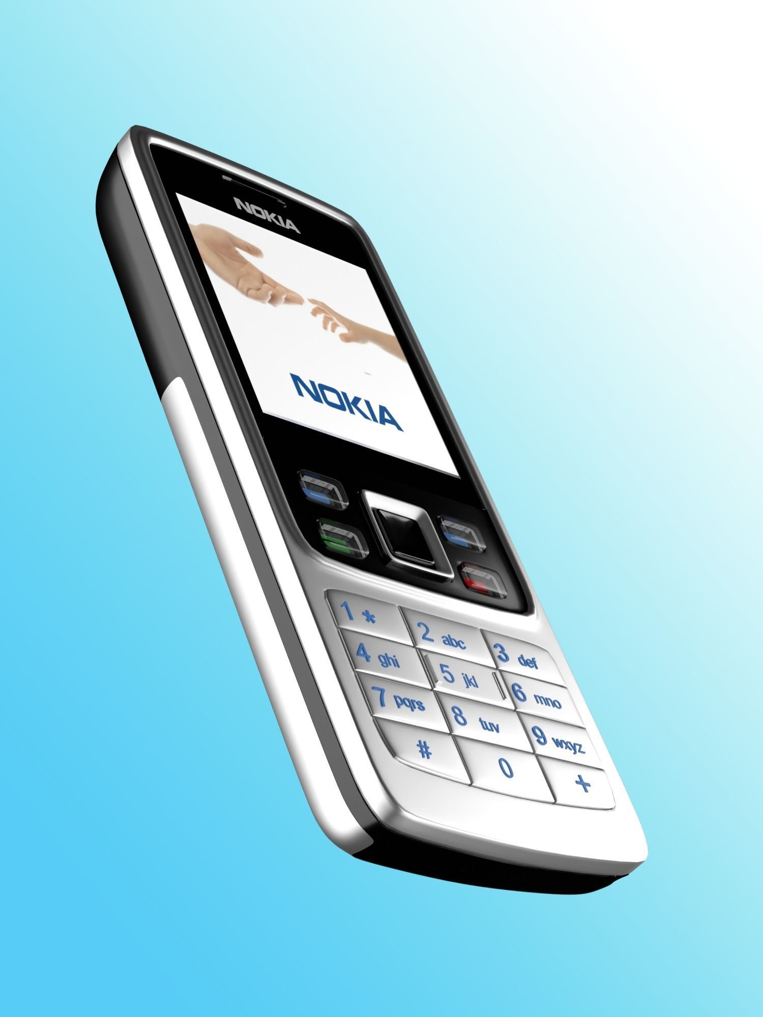 NOKIA 6630 feature phone 3d Model free 3D model | CGTrader