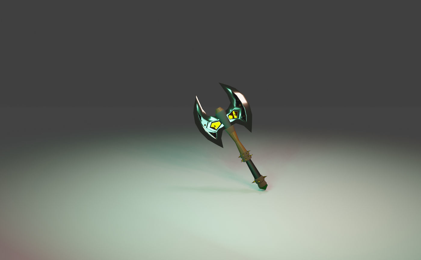 Two face axe 3D model 3D printable | CGTrader