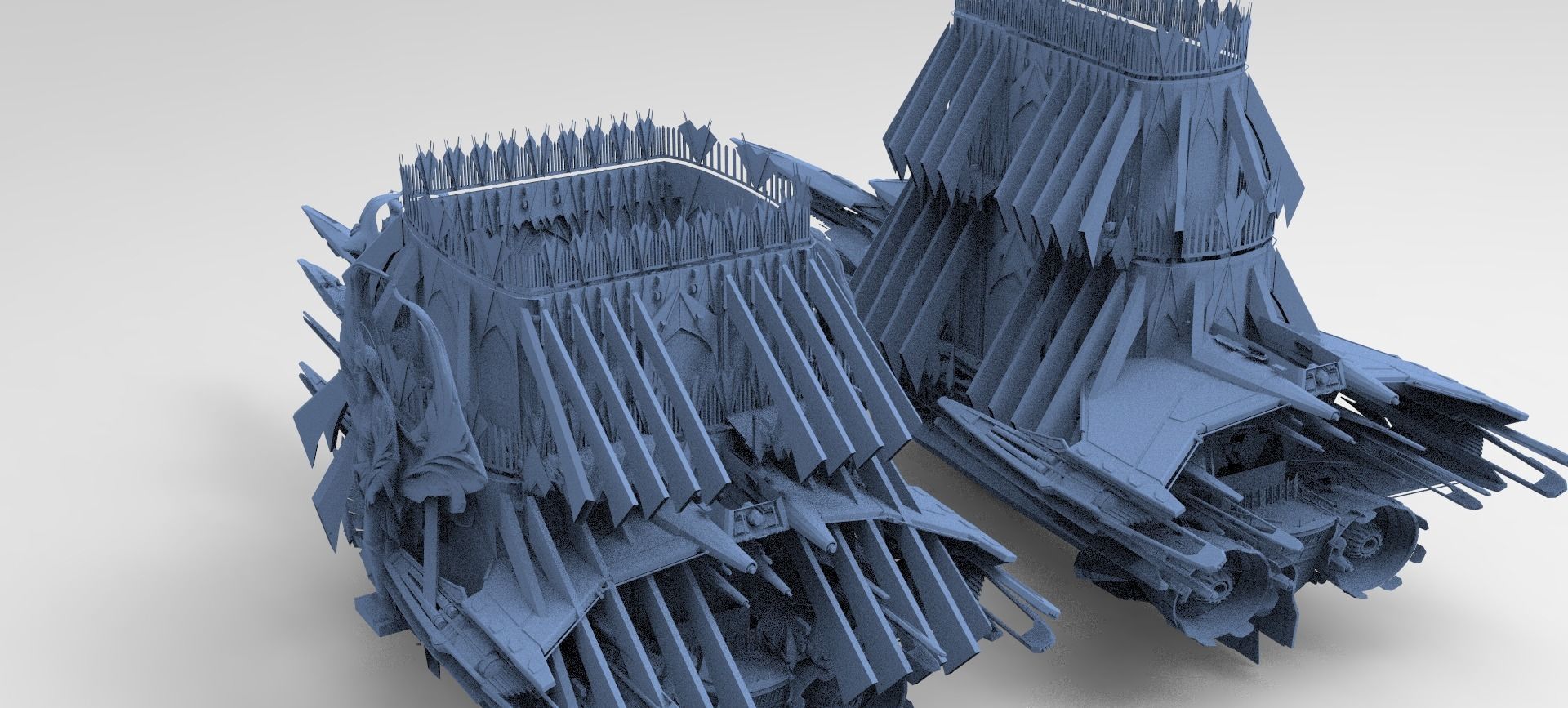 King Arthur Cathedral Ship 2 designs 3D model | CGTrader