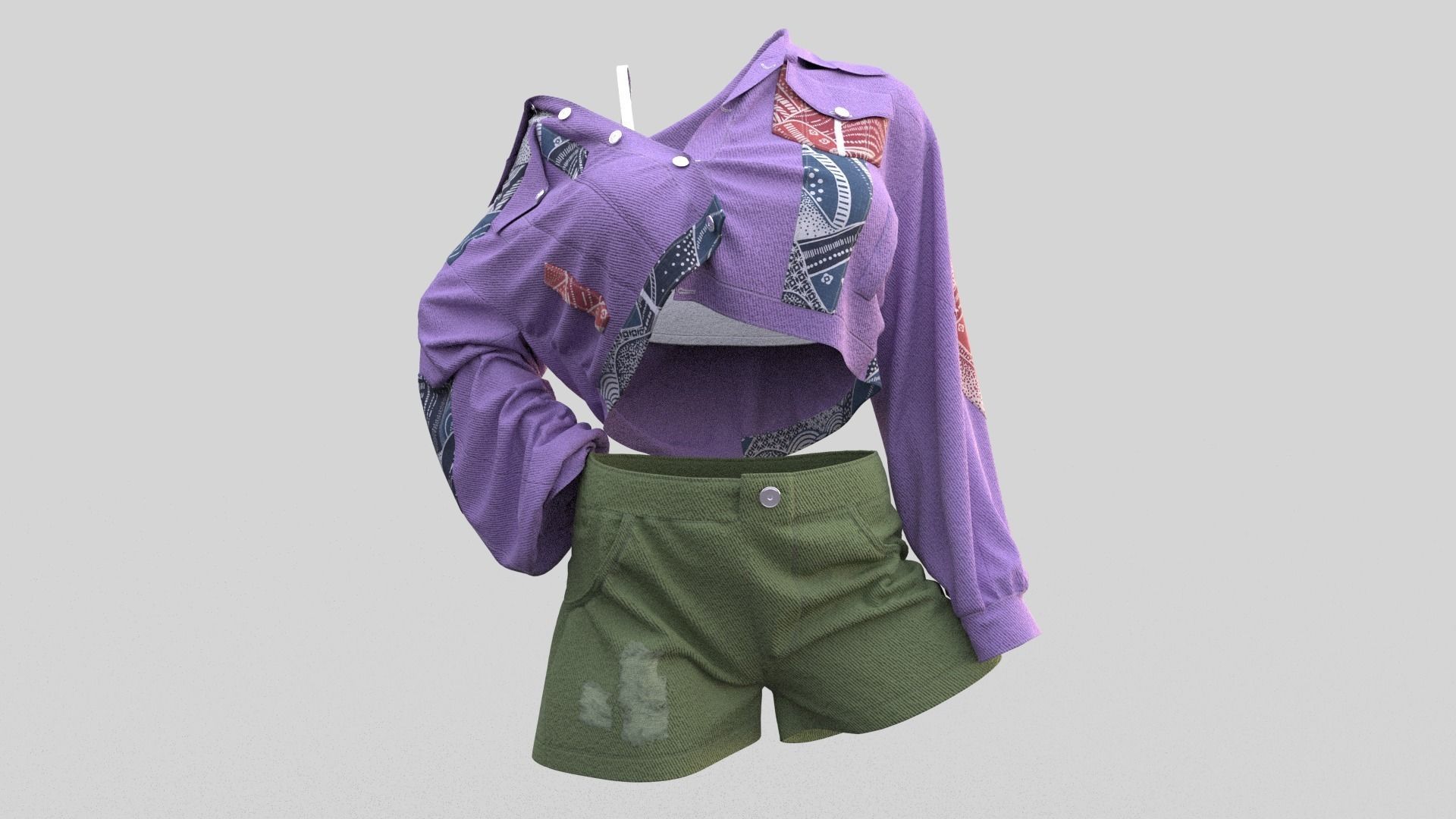 New Realistic Female Outfits 3D model | CGTrader