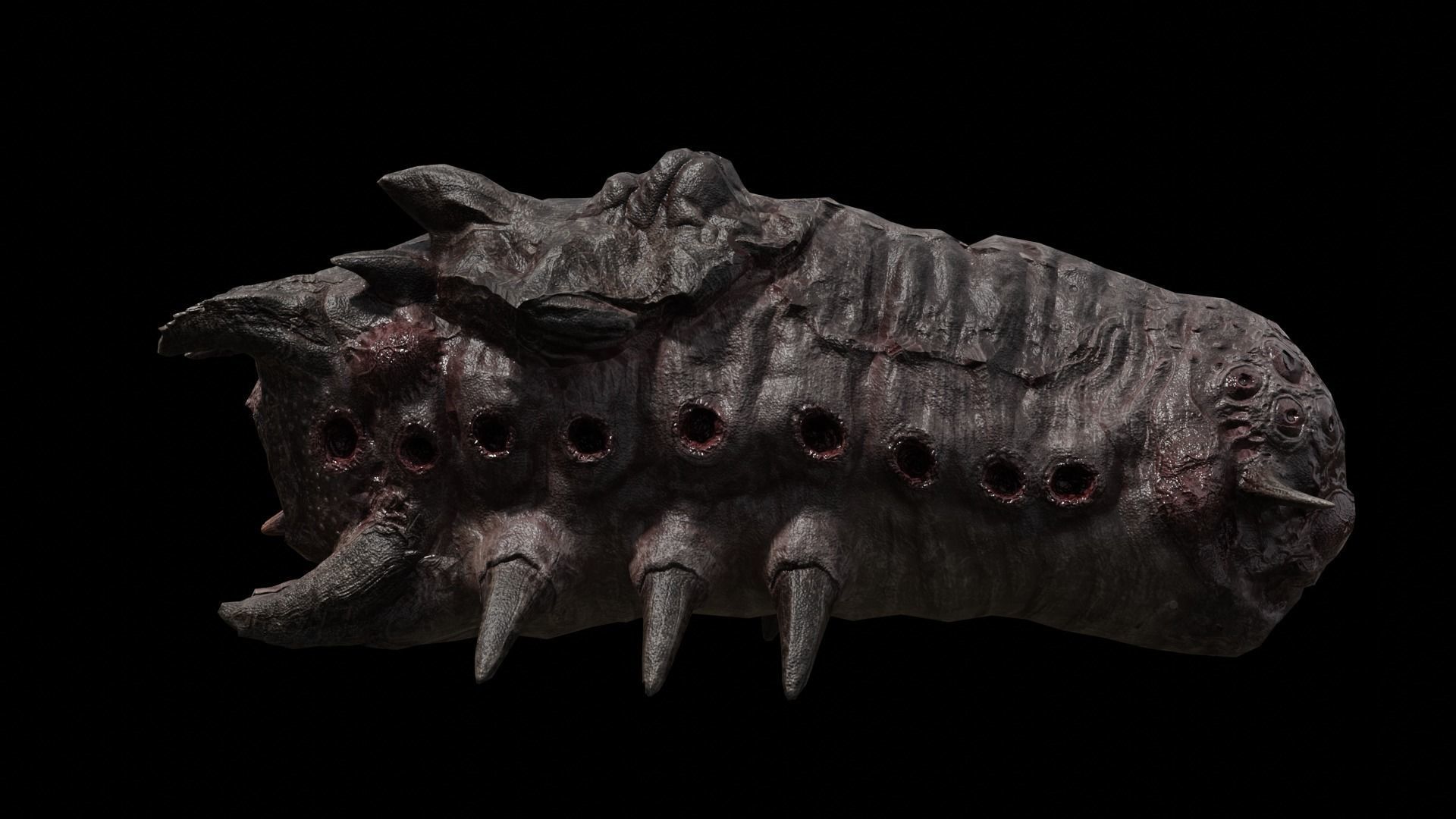 3D model Mutant alien worm VR / AR / low-poly | CGTrader