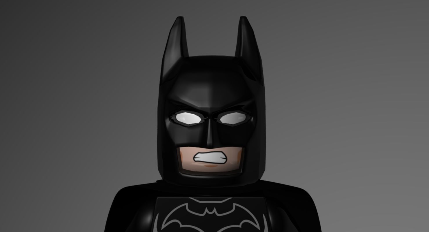 LEGO Batman Begins 3D model rigged | CGTrader