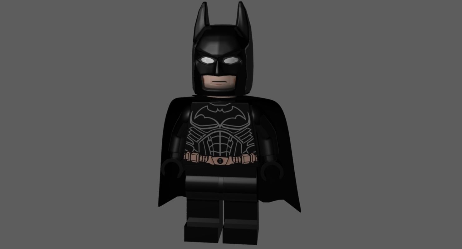 LEGO Batman Begins 3D model rigged | CGTrader