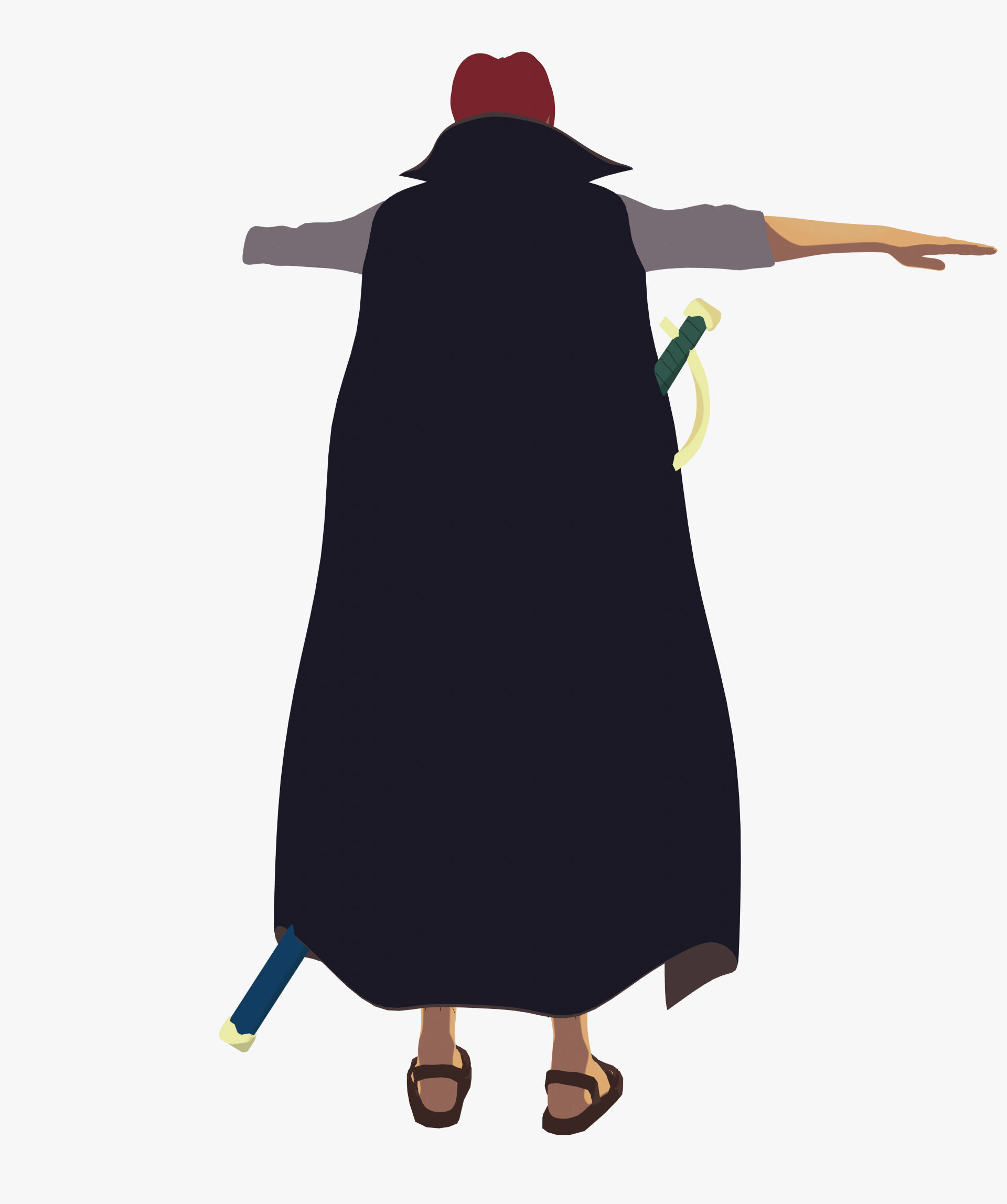 3D model Shanks - One Piece VR / AR / low-poly | CGTrader