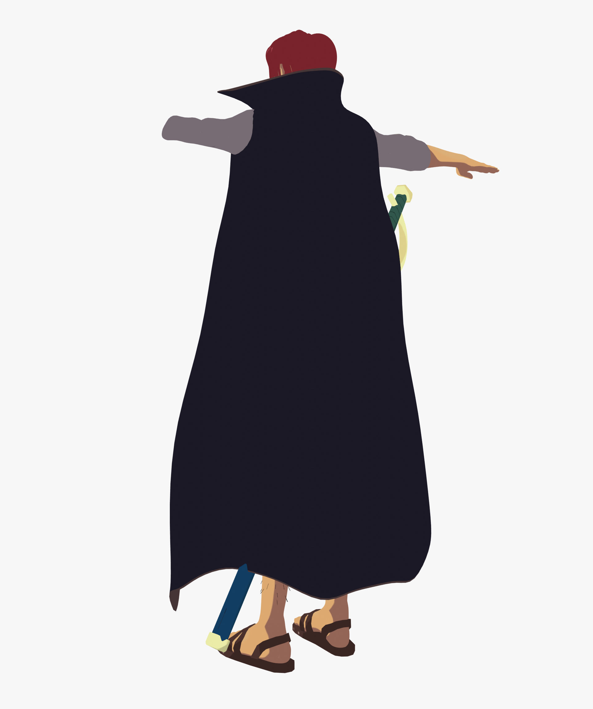 3D model Shanks - One Piece VR / AR / low-poly | CGTrader