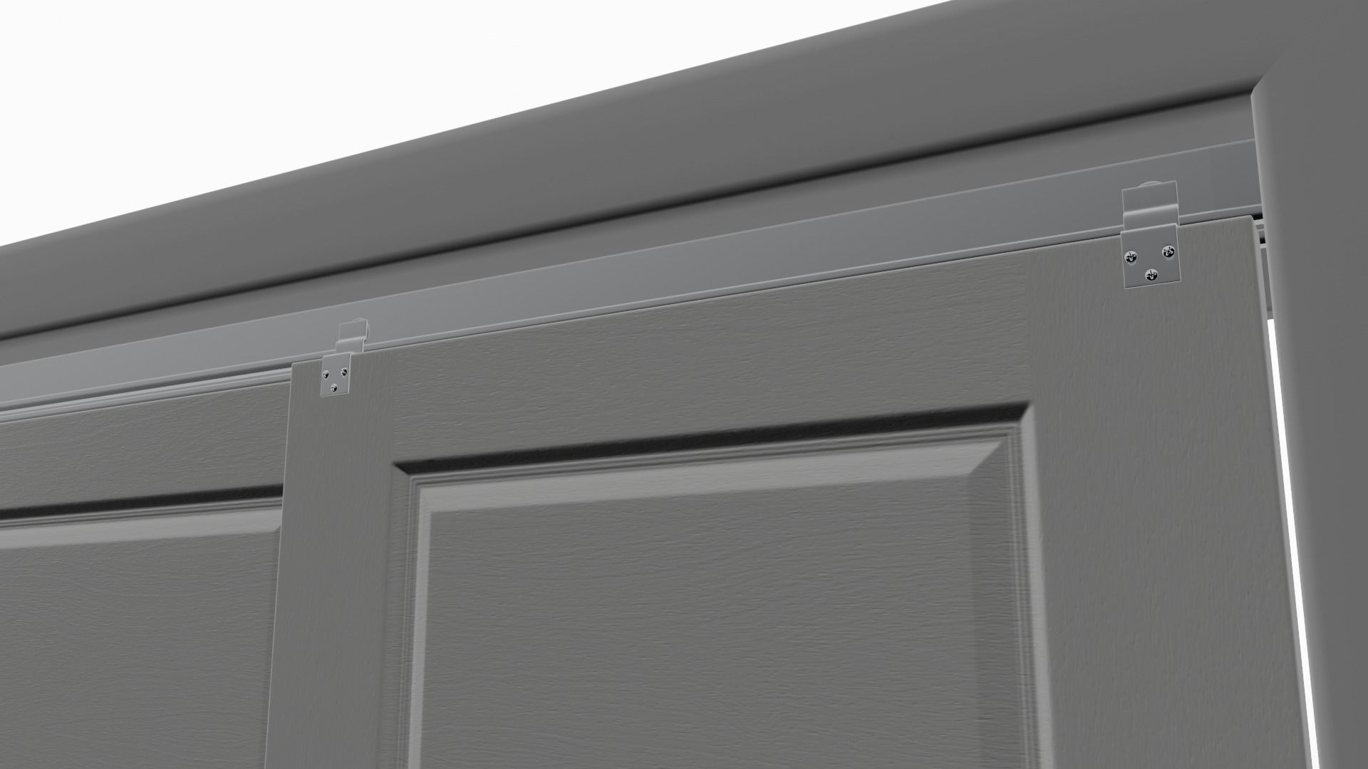 3D model Home Interior Sliding Closet Doors Pack High Poly Low Poly VR ...