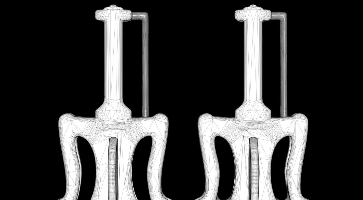 3D PRINTABLE HE-MAN AXE AND POWER SWORD - 1982 - HEMAN WEAPON 3D model ...