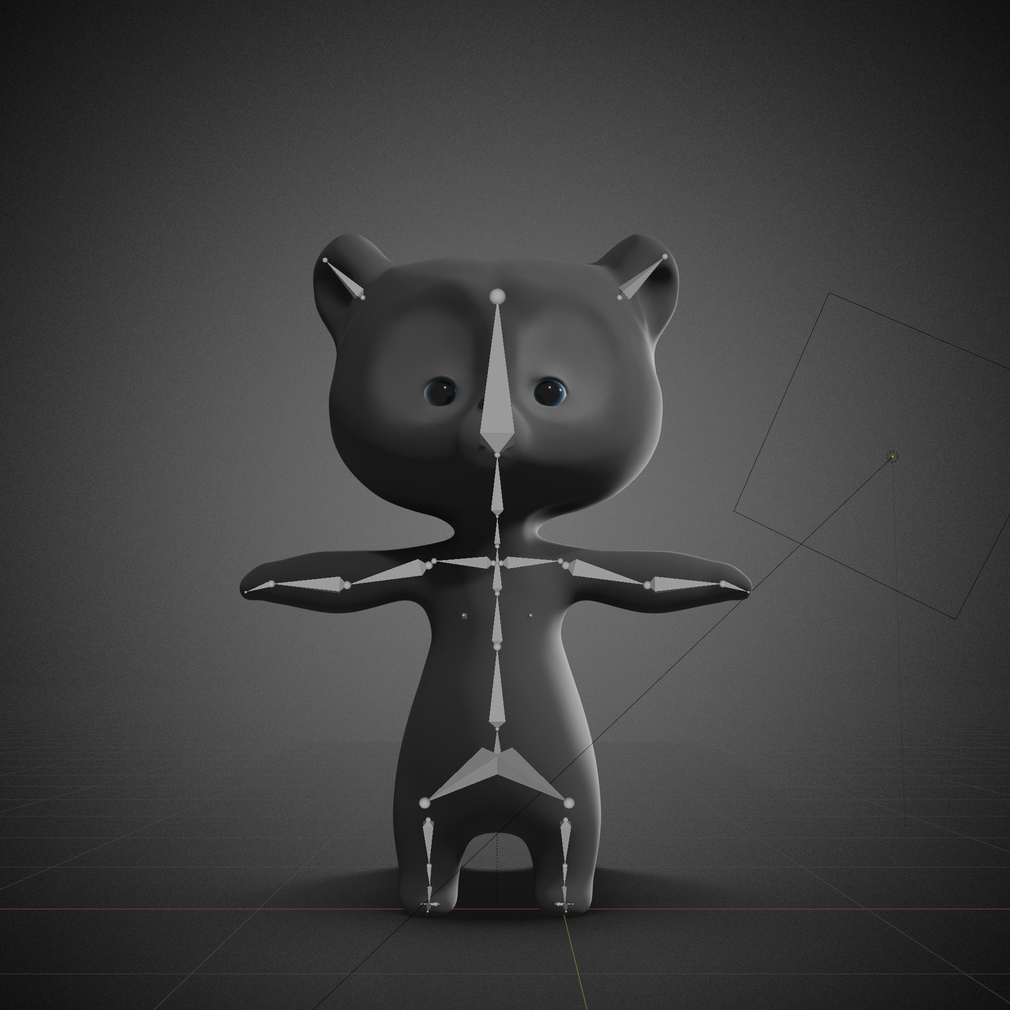 Bear in Brave Movie free VR / AR / low-poly 3D model animated rigged ...