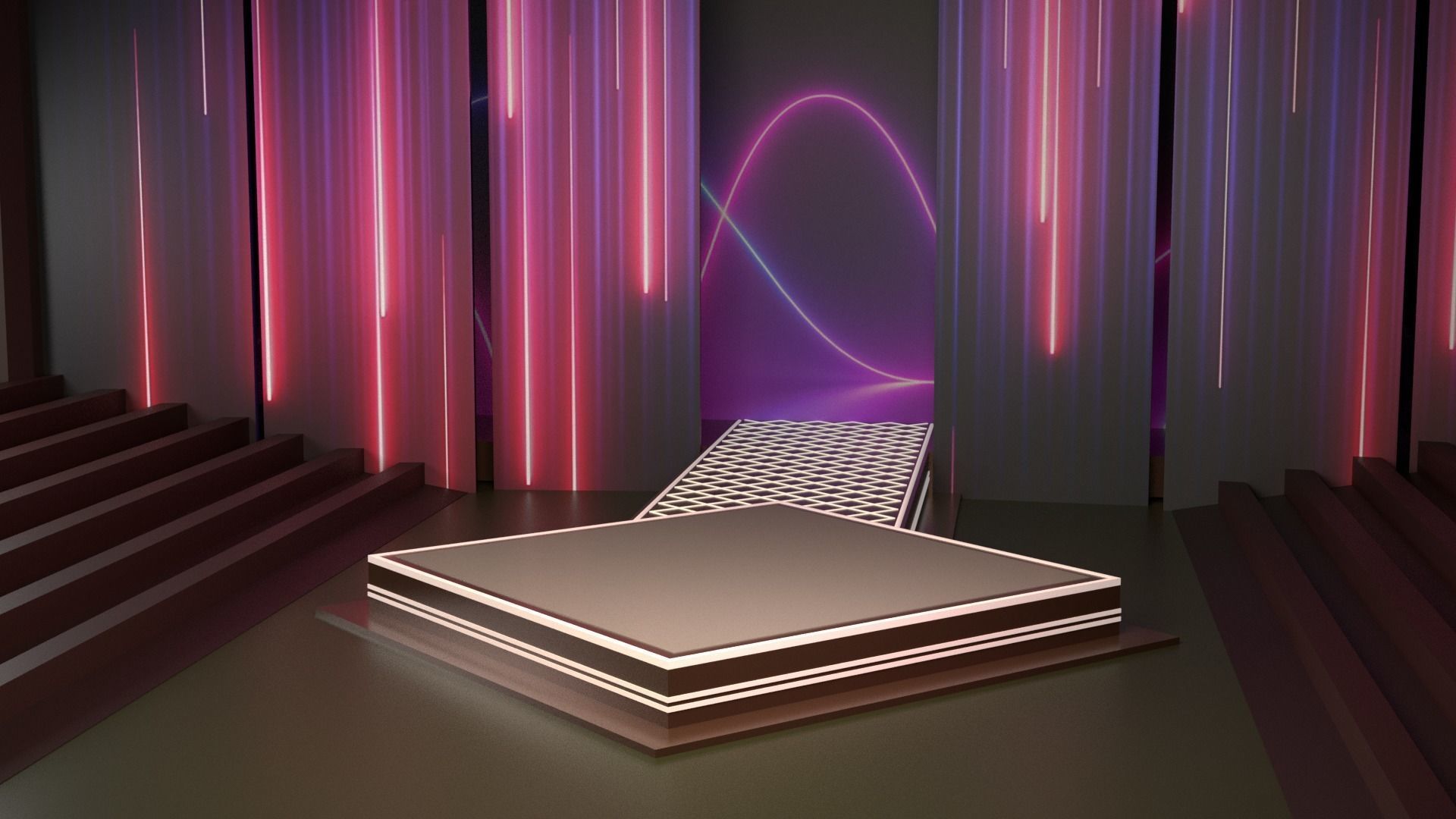 Stage 03 for Blender and CLO 3D 3D model | CGTrader