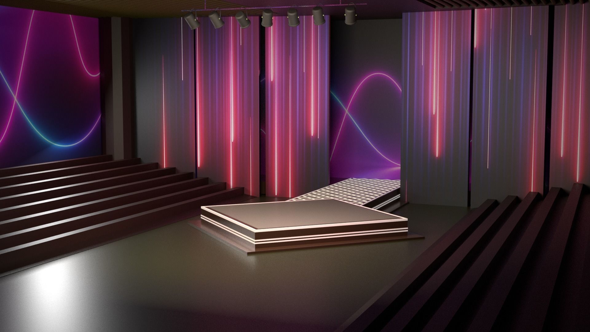 Stage 03 for Blender and CLO 3D 3D model | CGTrader