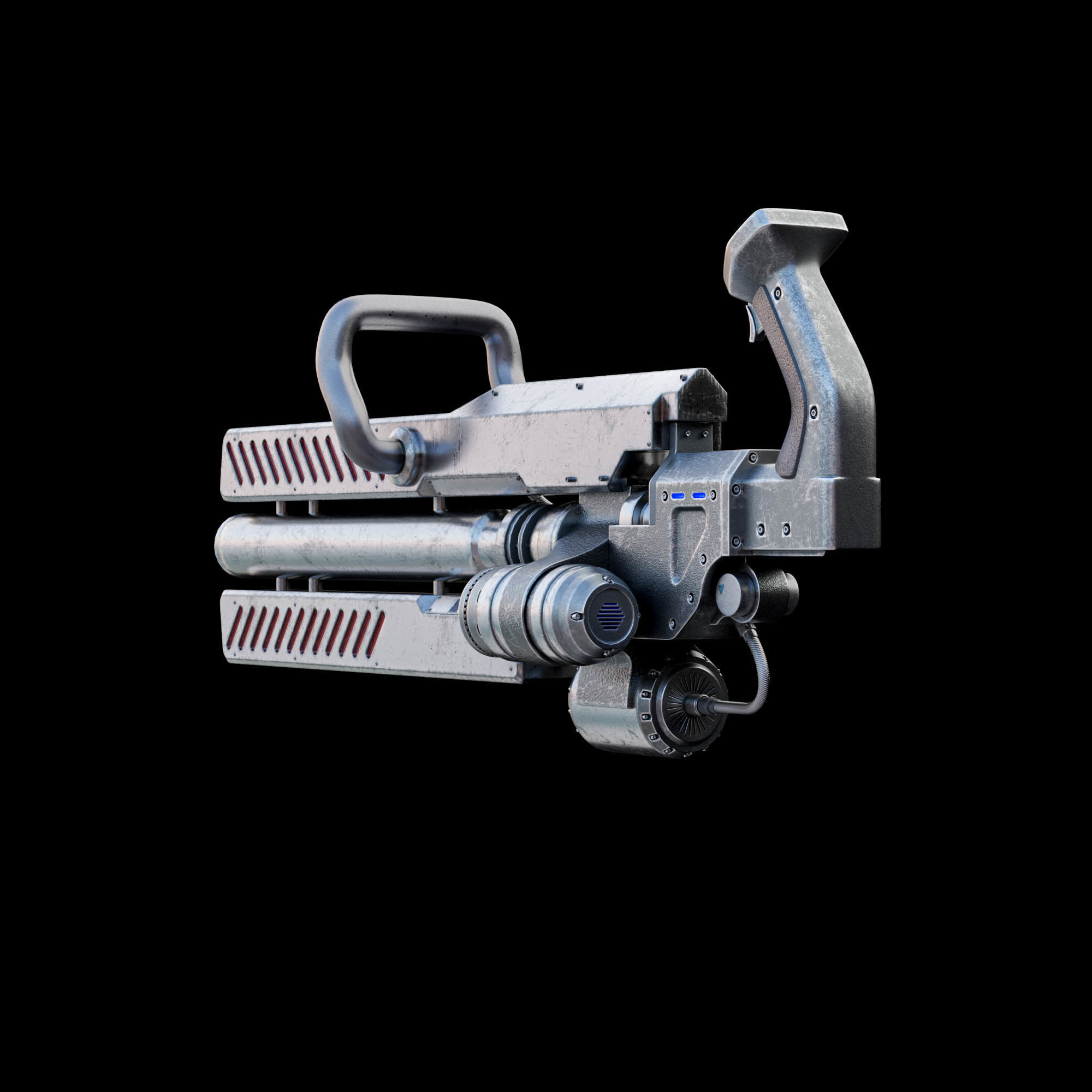 Terminator Genisys Plasma Minigun 3D model | CGTrader