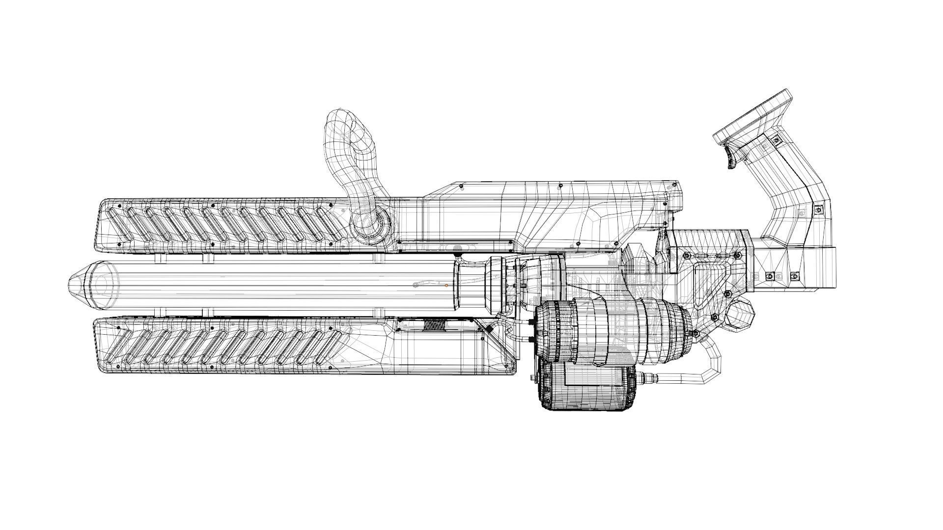 Terminator Genisys Plasma Minigun 3D model | CGTrader