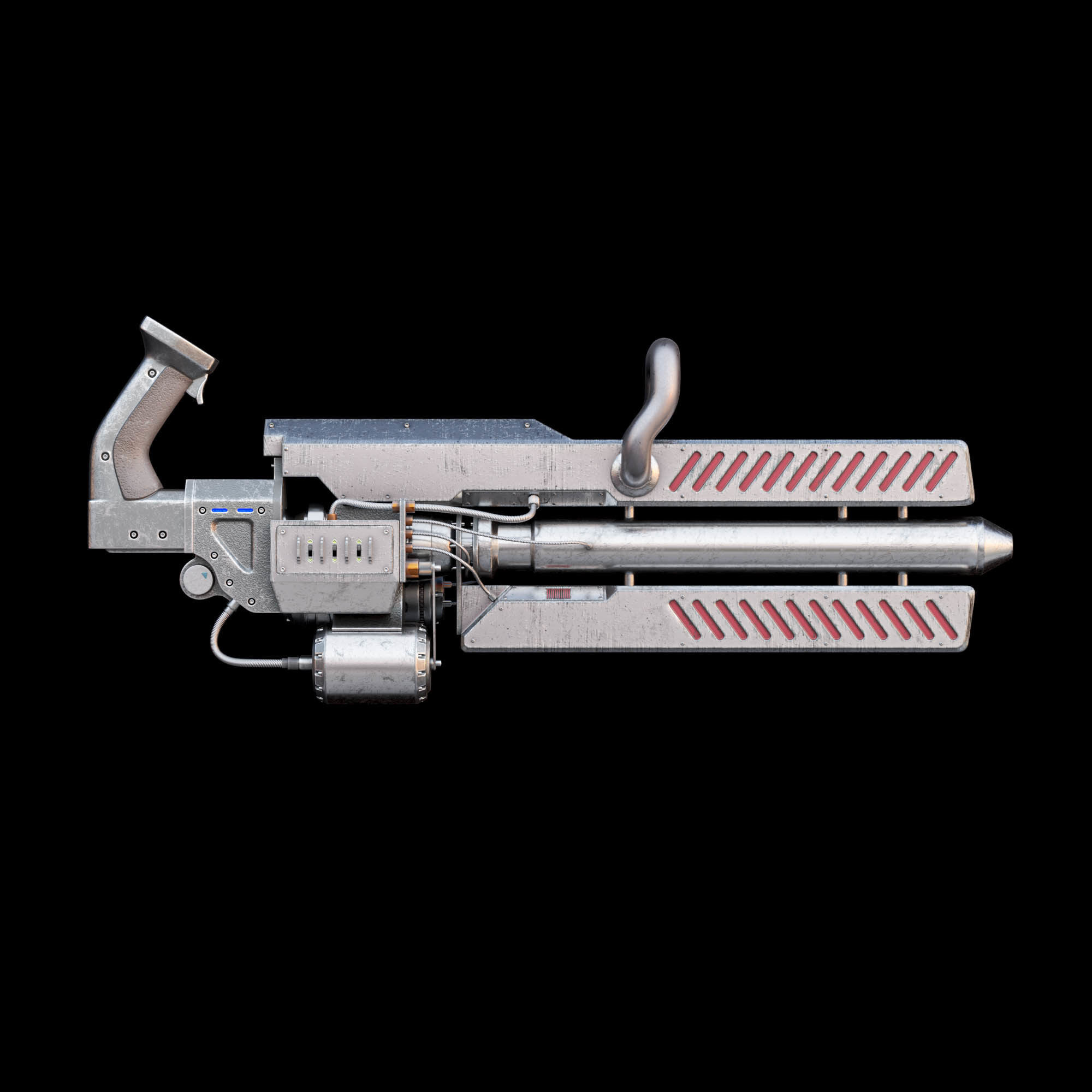 Terminator Genisys Plasma Minigun 3D model | CGTrader