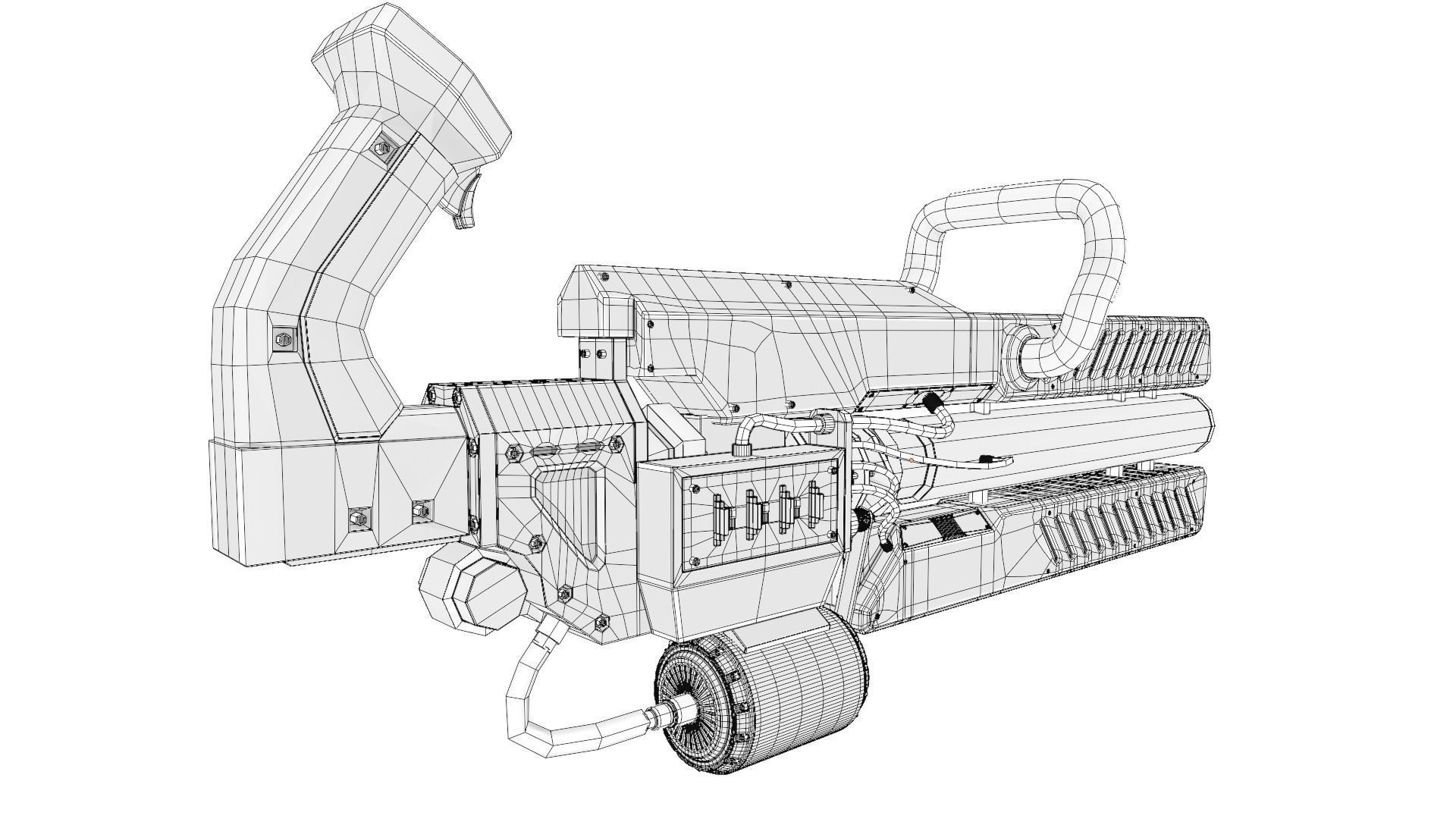 Terminator Genisys Plasma Minigun 3D model | CGTrader