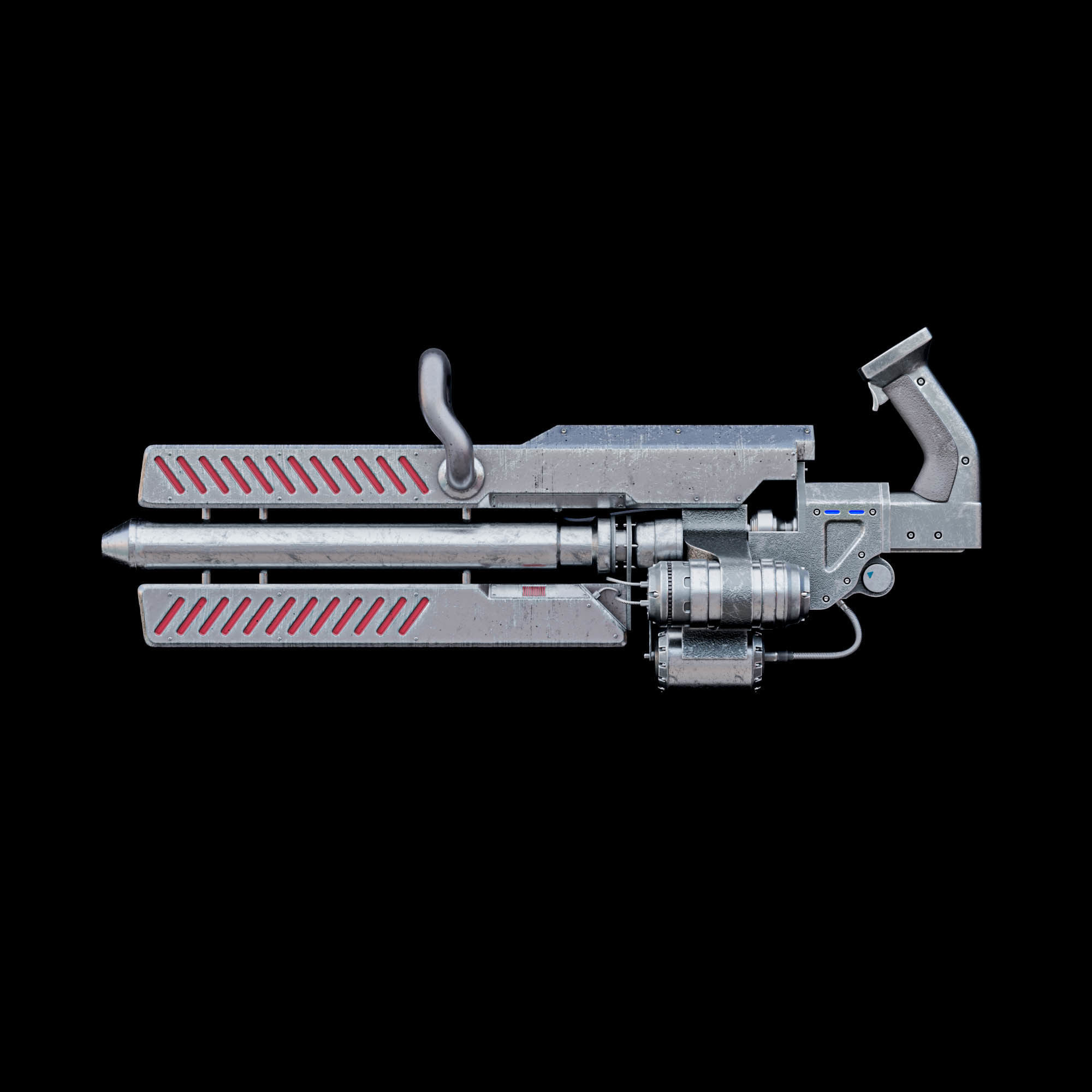 Terminator Genisys Plasma Minigun 3D model | CGTrader