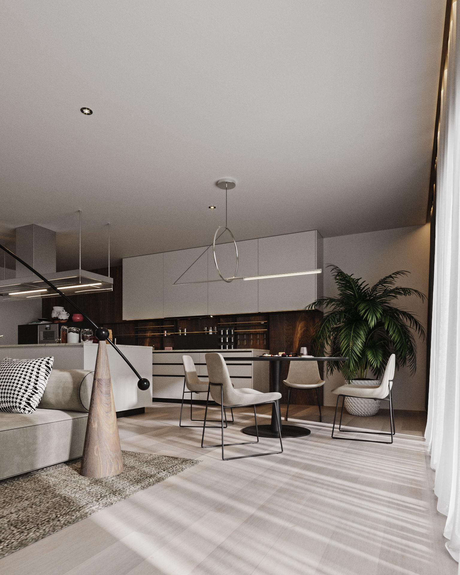 Apartment Interior 3D Scene 3D model | CGTrader