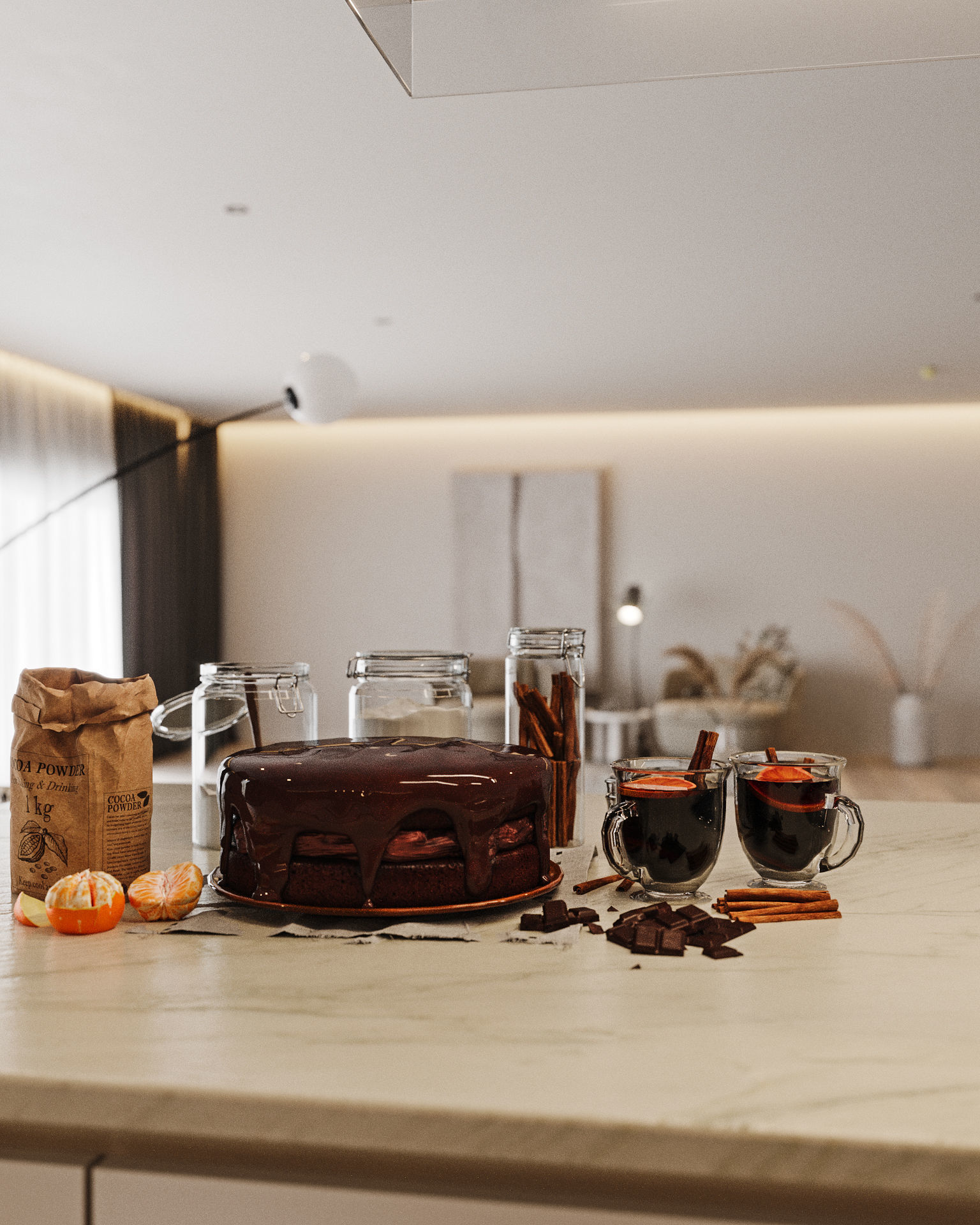 Apartment Interior 3D Scene 3D model | CGTrader