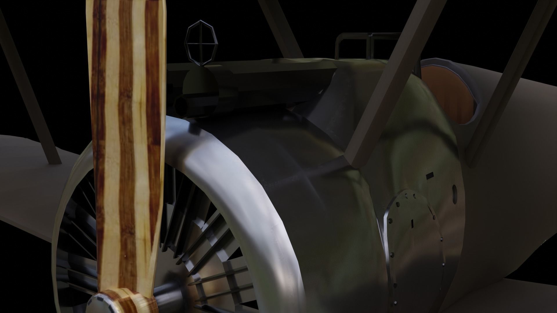 3D model WWI Fighter Plane VR / AR / low-poly | CGTrader