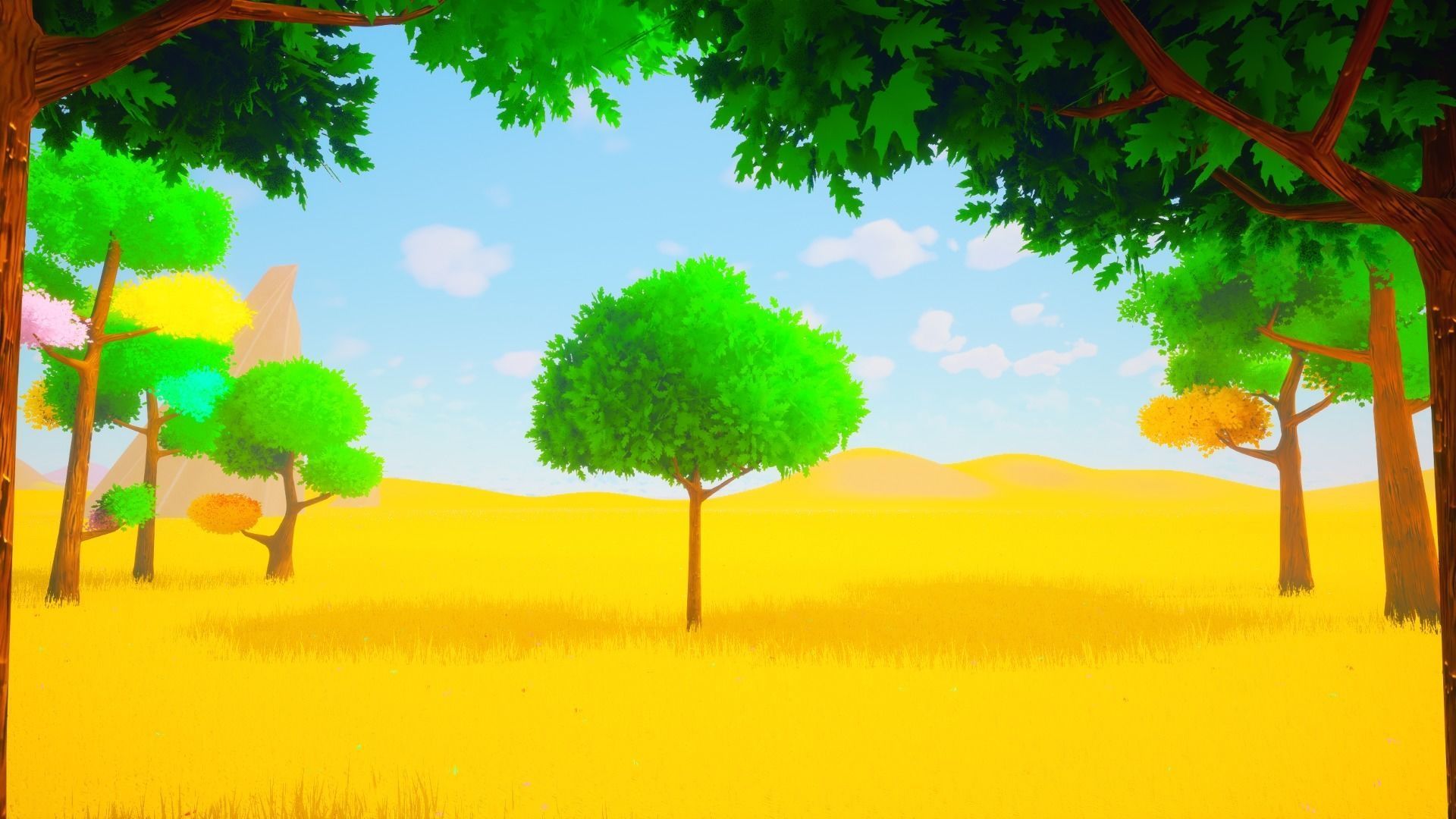 3D model Stylized Trees -Game Ready- VR / AR / low-poly | CGTrader