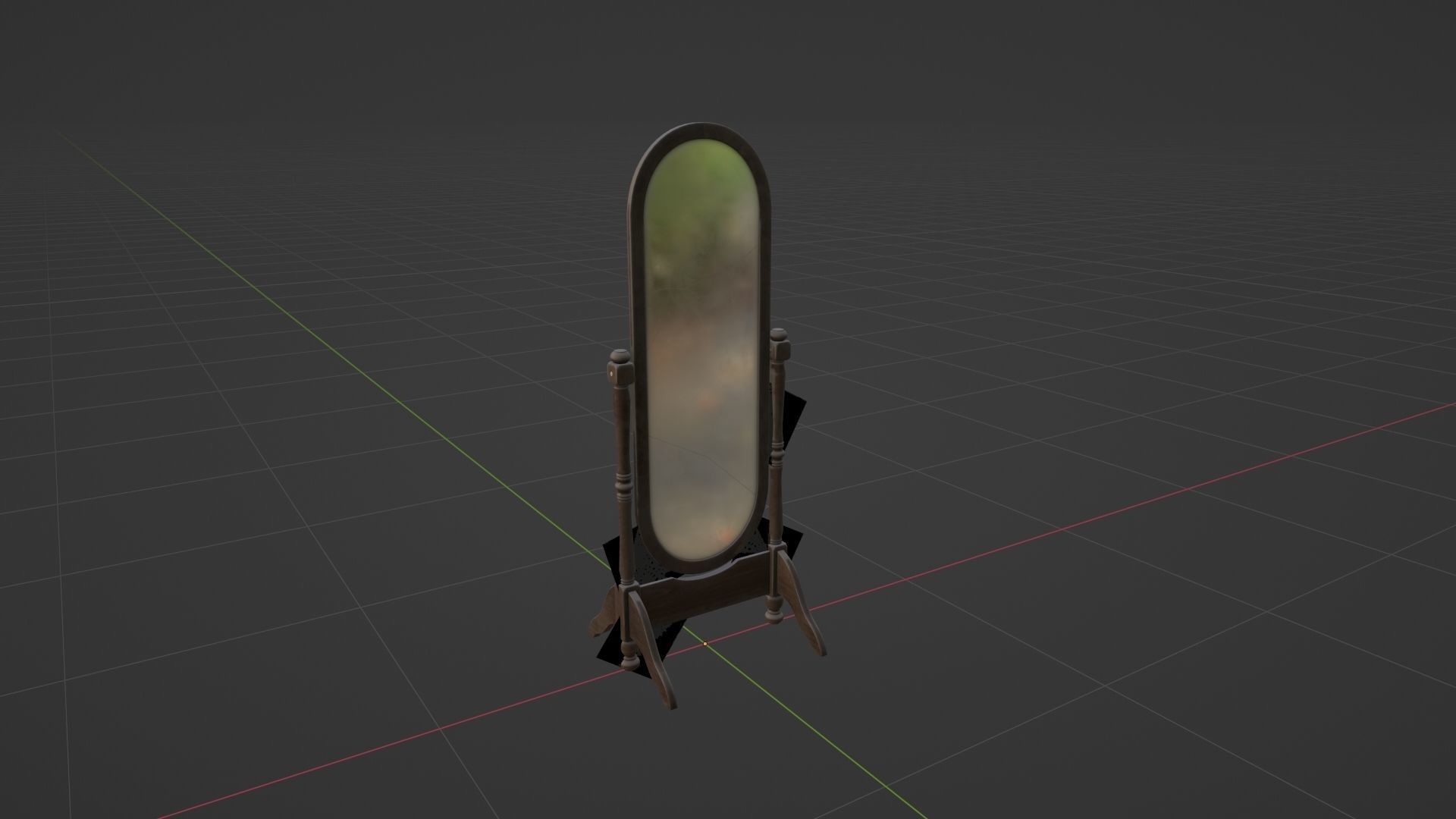 Antique Standing Mirror free VR / AR / low-poly 3D model | CGTrader