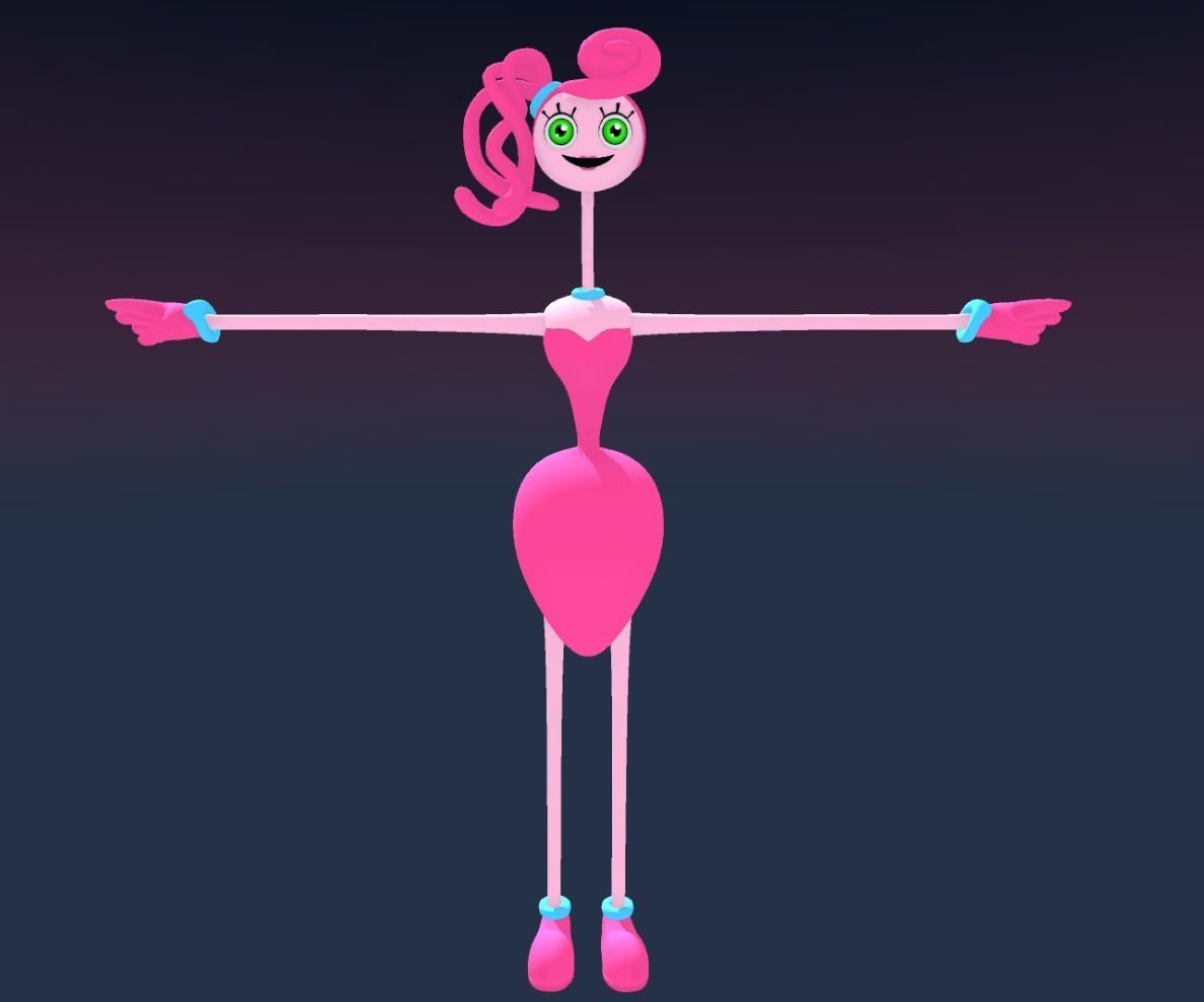 3D model Mommy long legs Game Ready VR / AR / low-poly | CGTrader