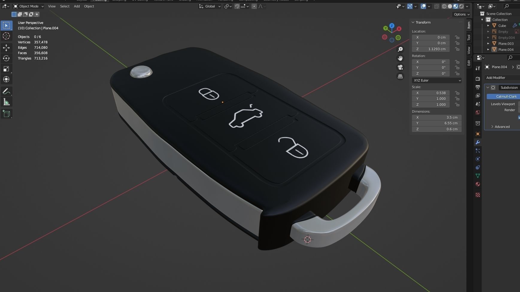 CAR KEY-01 3D model | CGTrader