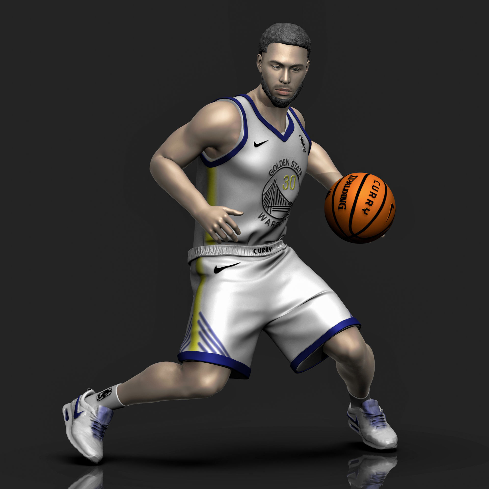 Steph Curry 3D Printable 3 3D model 3D printable | CGTrader