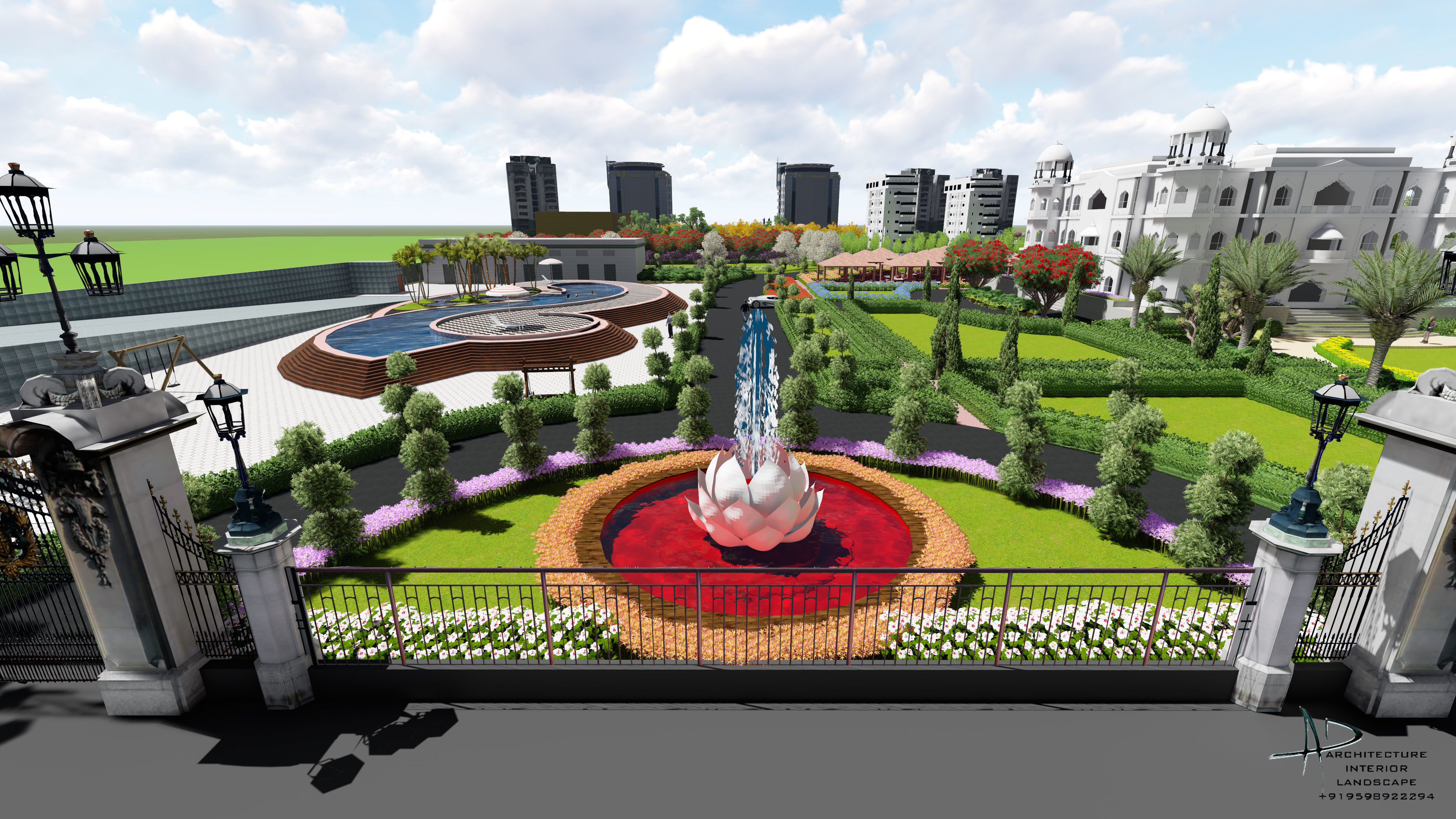 3D model Butler Palace Resort VR / AR / low-poly | CGTrader