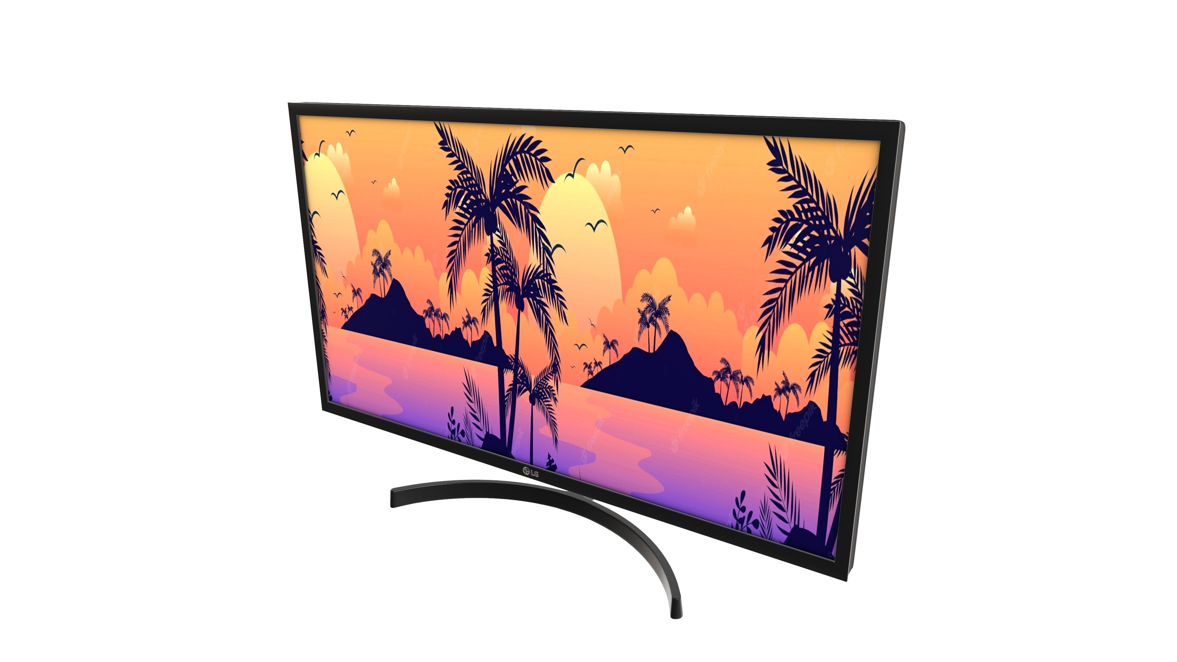3D model LED Monitor TV 3d Model VR VR / AR / low-poly | CGTrader