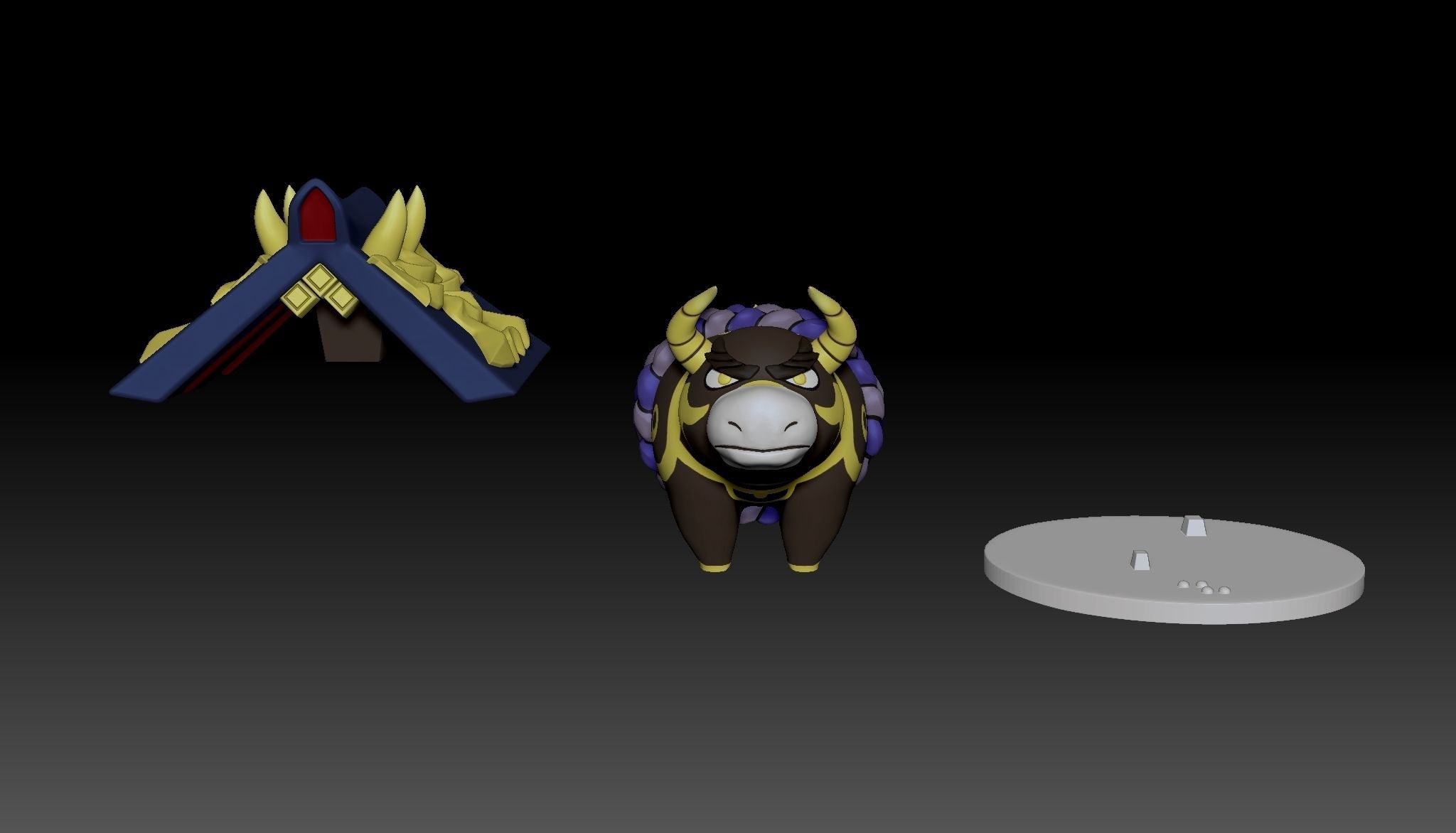 Ushi Genshin Impact 3D model 3D printable | CGTrader