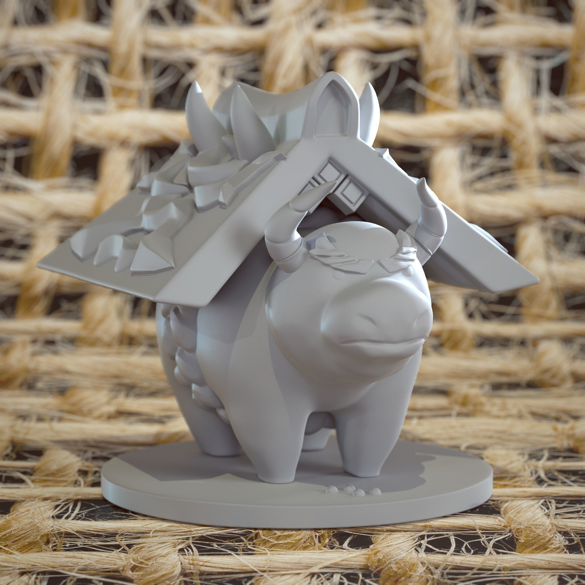 Ushi Genshin Impact 3D model 3D printable | CGTrader