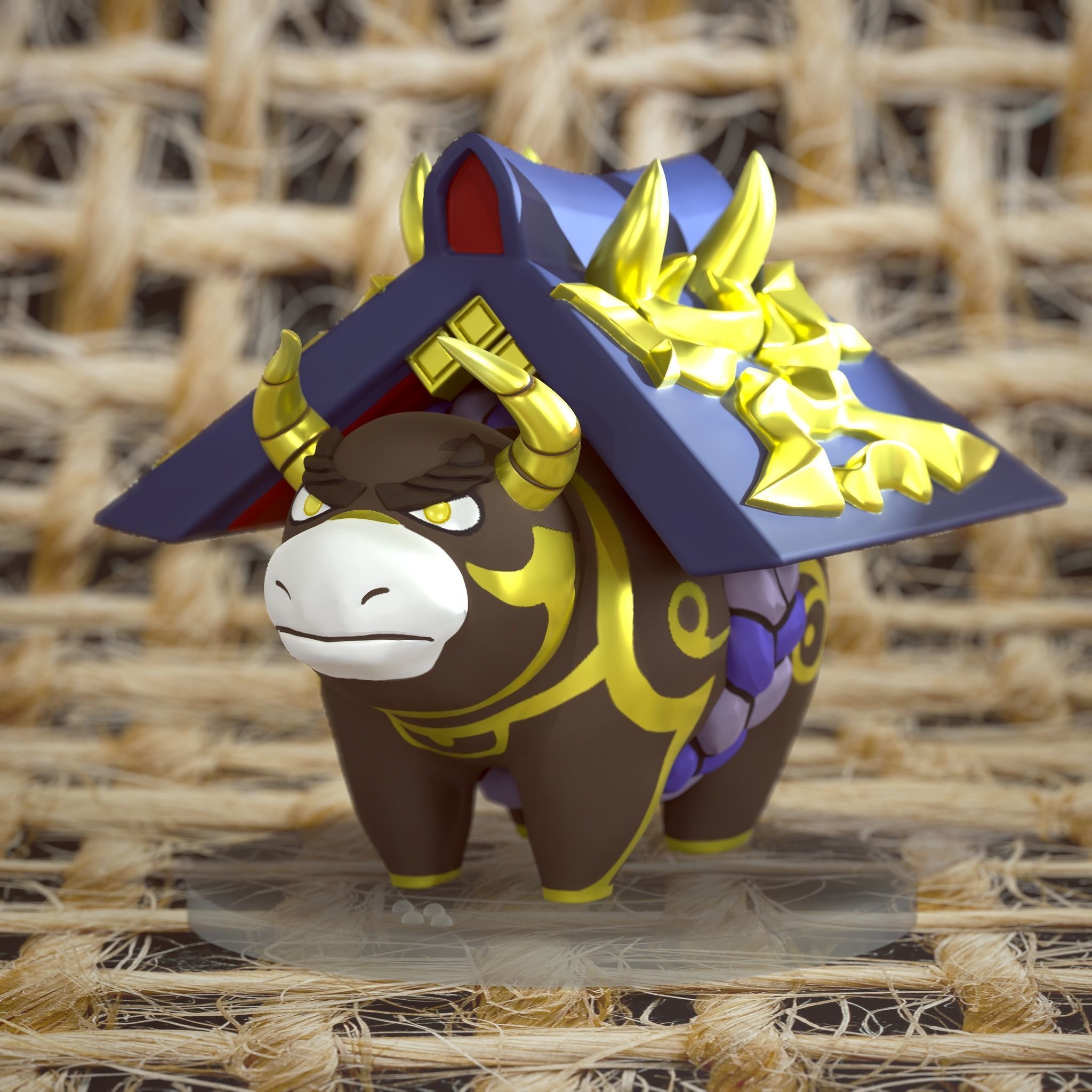 Ushi Genshin Impact 3D model 3D printable | CGTrader