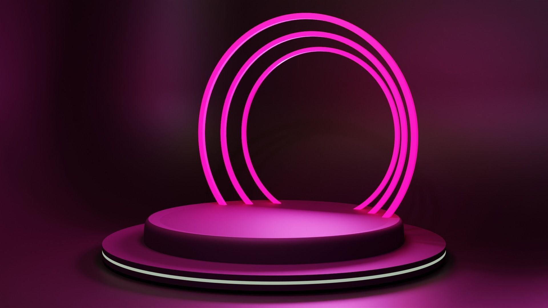 Stage for dance free 3D model | CGTrader