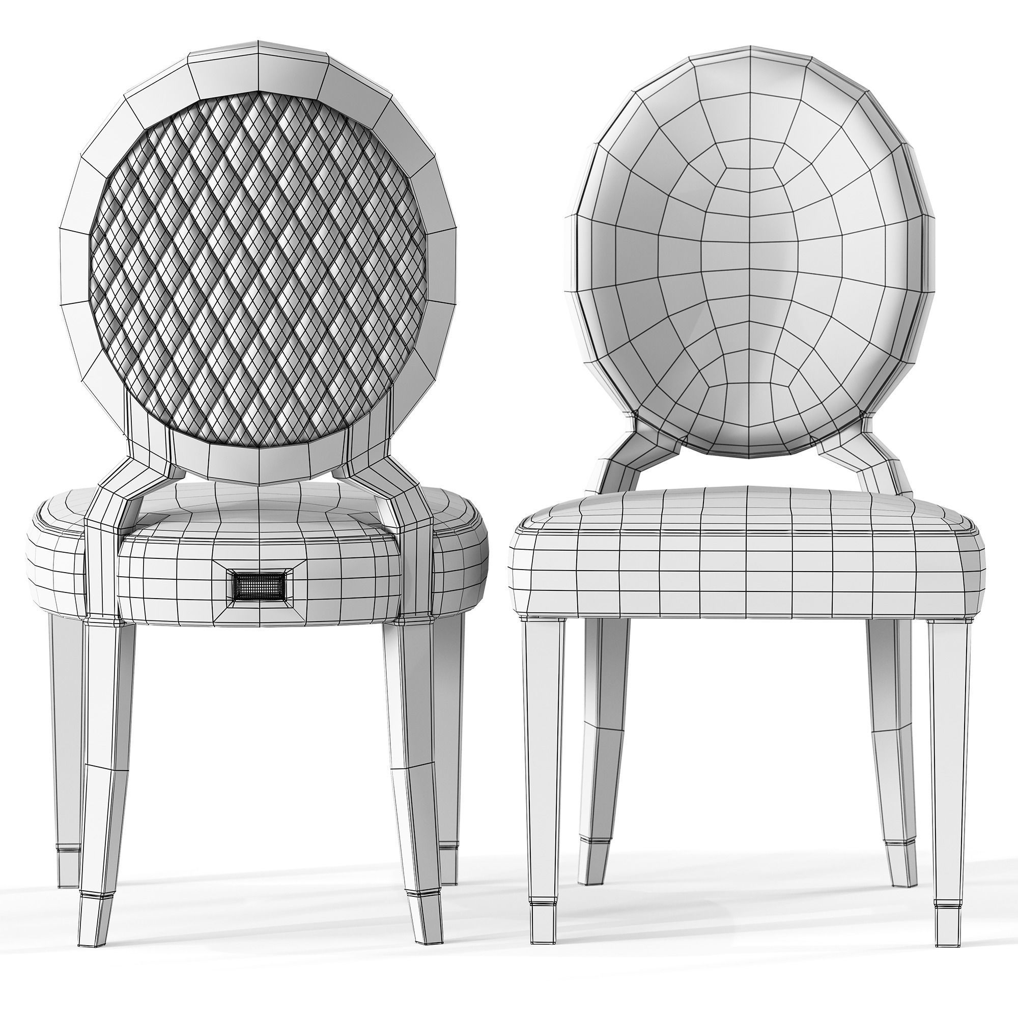 DV HOME ADLER chair 3D model | CGTrader