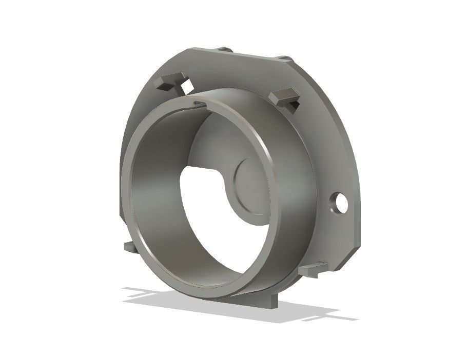 Model Railway - Bo-Bo Ringfield Motor Replacement Adapter 3D model 3D ...