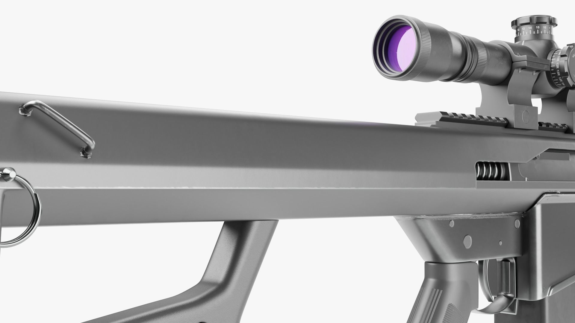 Barrett M82 Sniper Rifle 3D model | CGTrader