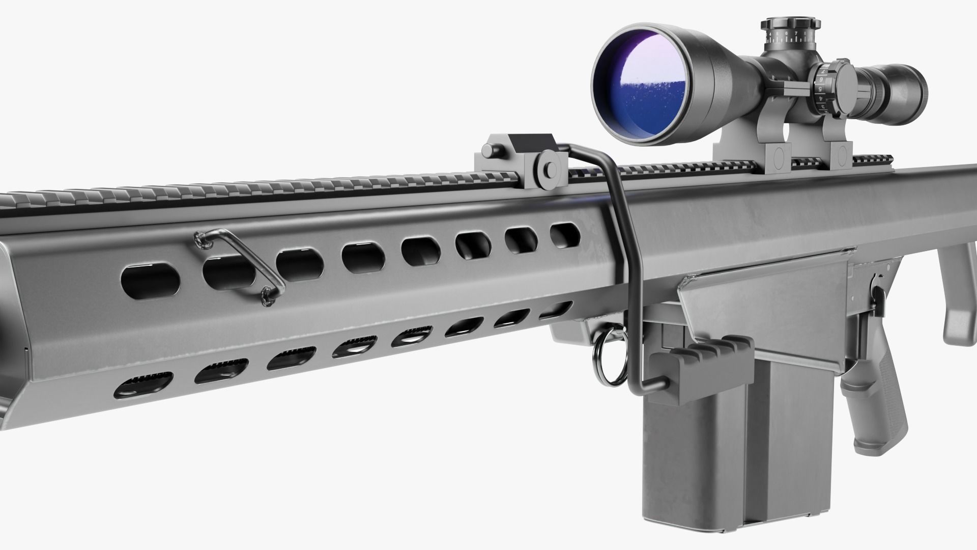 Barrett M82 Sniper Rifle 3D model | CGTrader