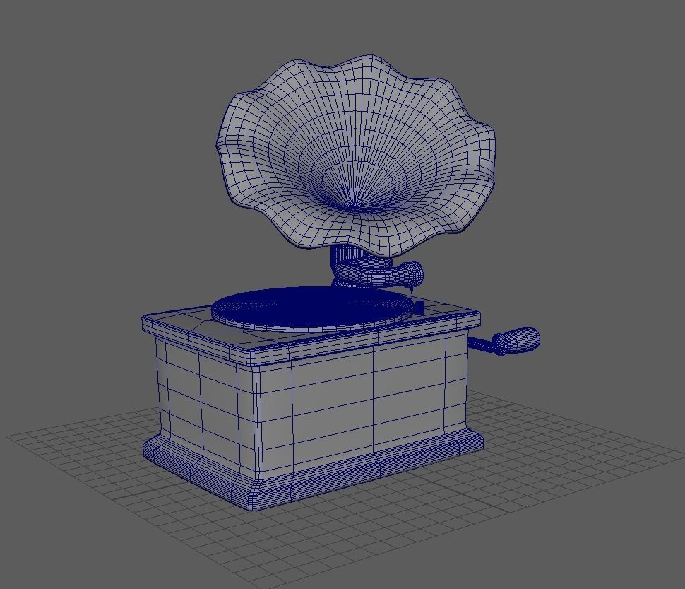 Gramophone PBR Model For Production 3D model | CGTrader