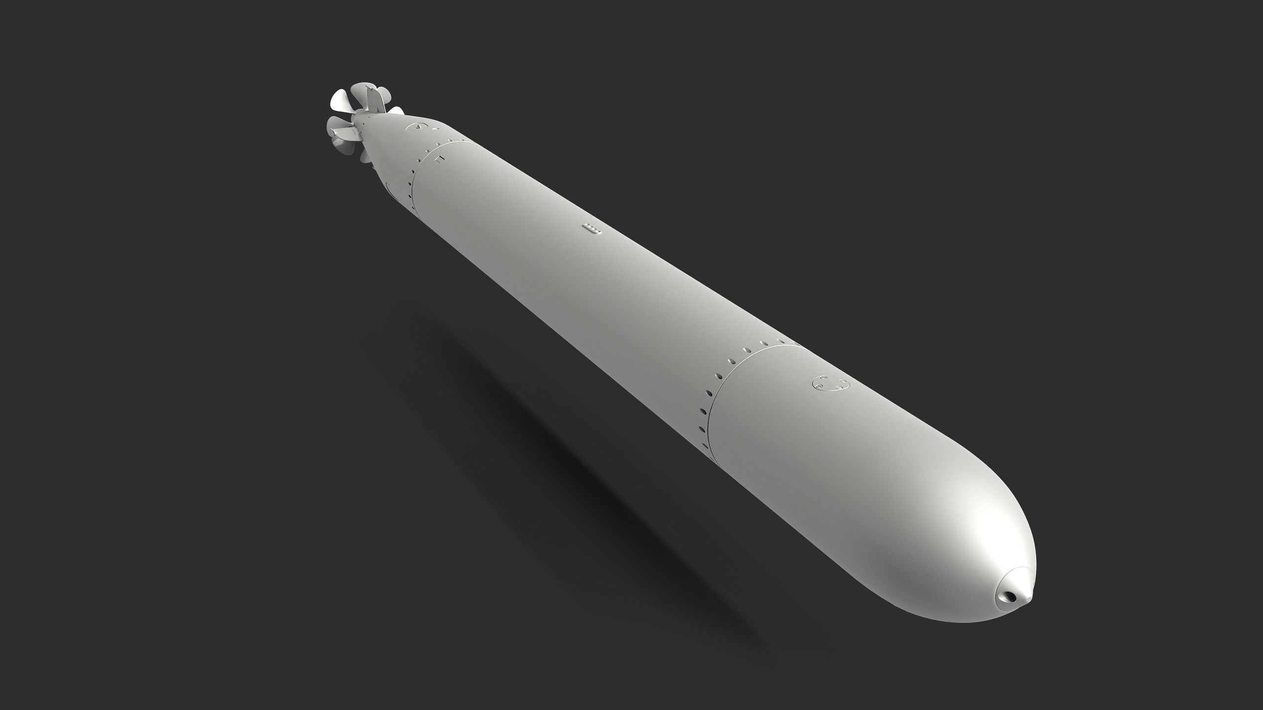 21-inch above water torpedo tubes 3D model | CGTrader