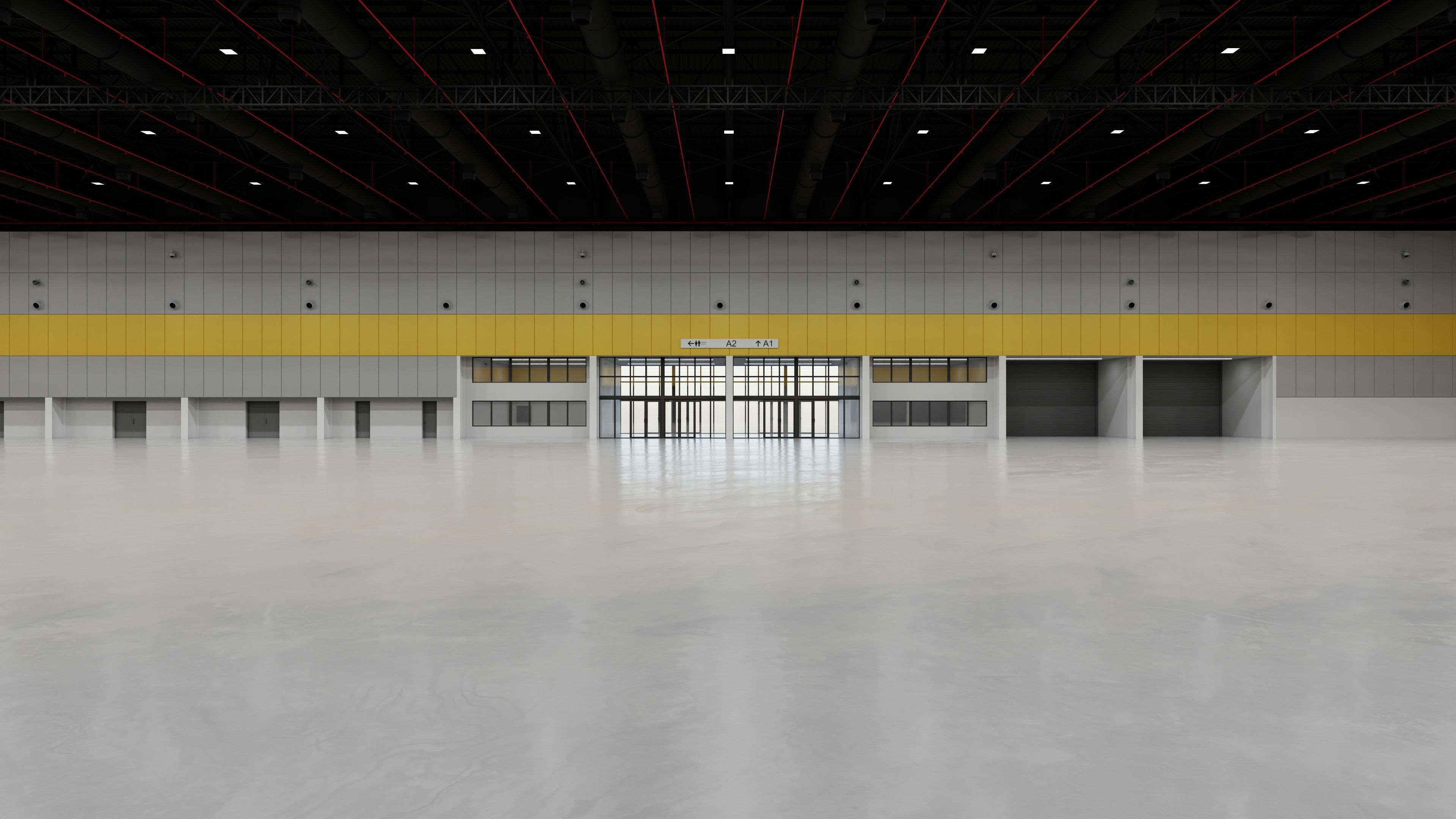 3D model Exhibition Hall Interior 5 VR / AR / low-poly | CGTrader