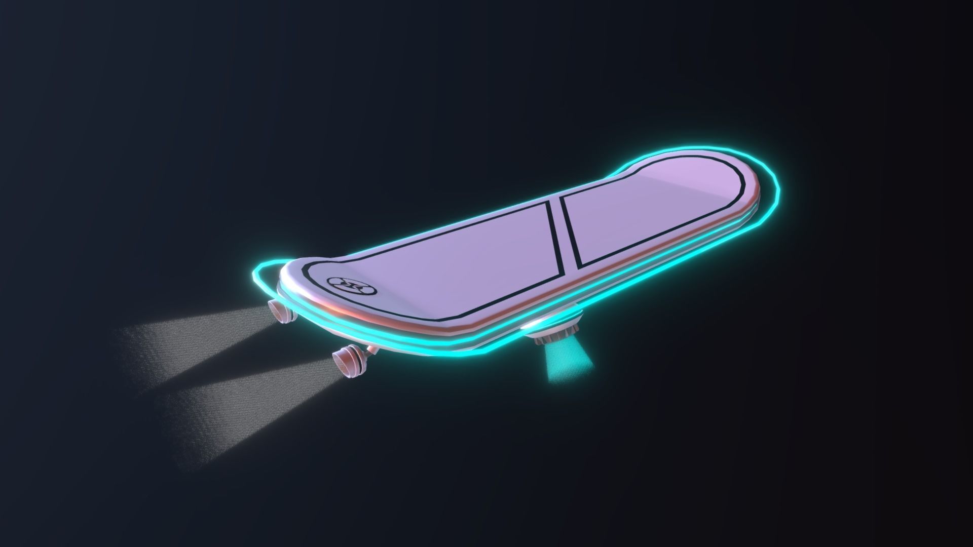 3D model Sci-fi Hoverboard VR / AR / low-poly | CGTrader