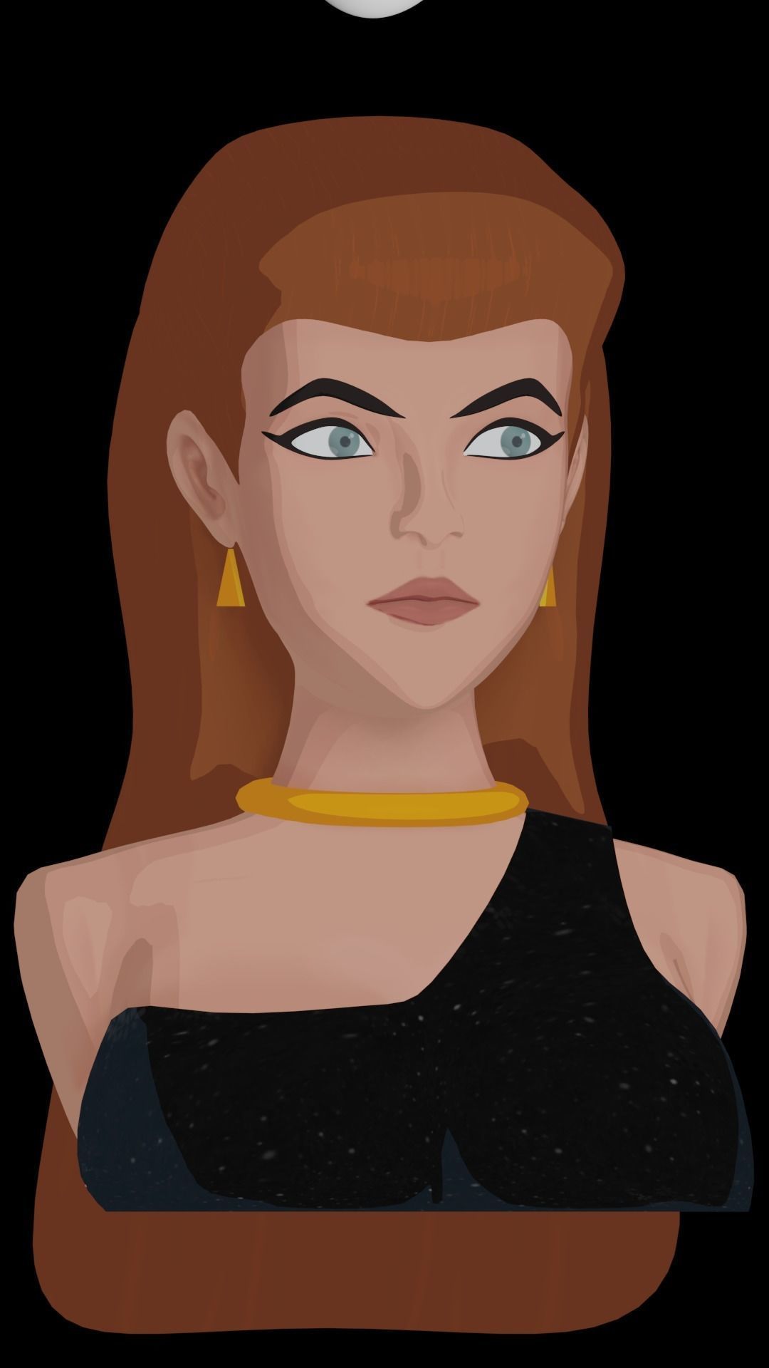 Mercy Graves Bust hero Character 3D model | CGTrader