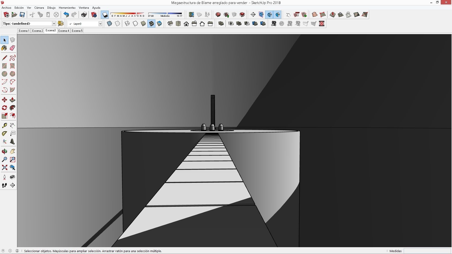 3D model Megastructure Continuous Body sector Blame Tsutomu Nihei VR ...